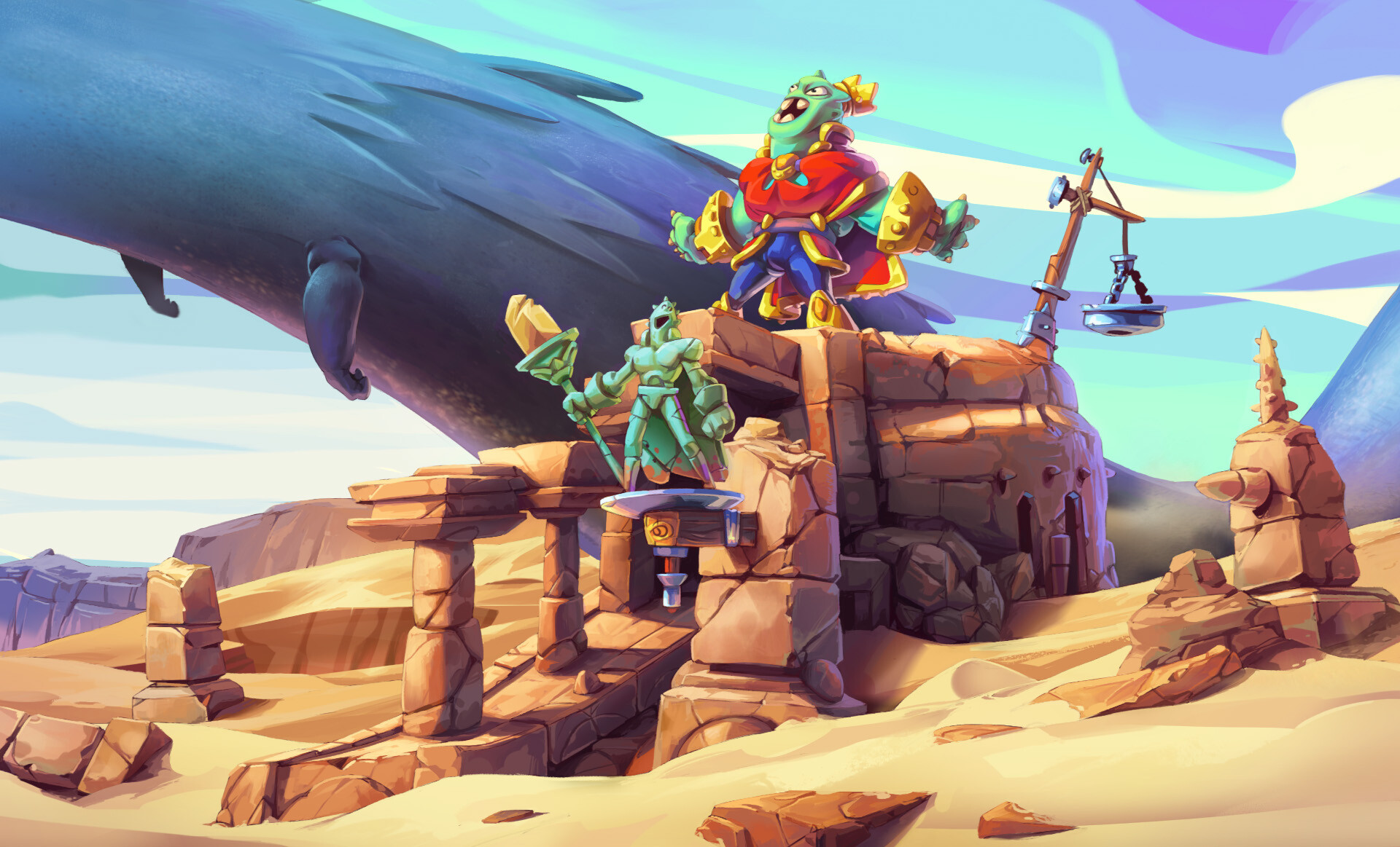 ArtStation - Desert king