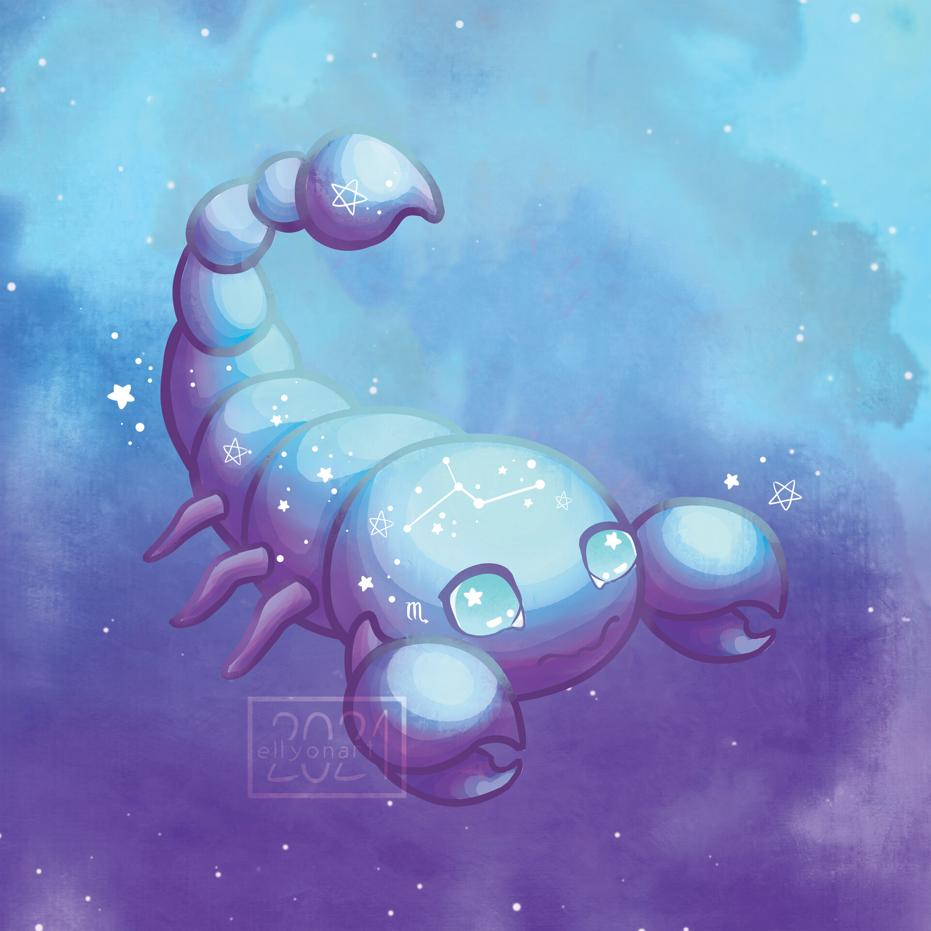ArtStation - Scorpio - Cute Zodiac Sign