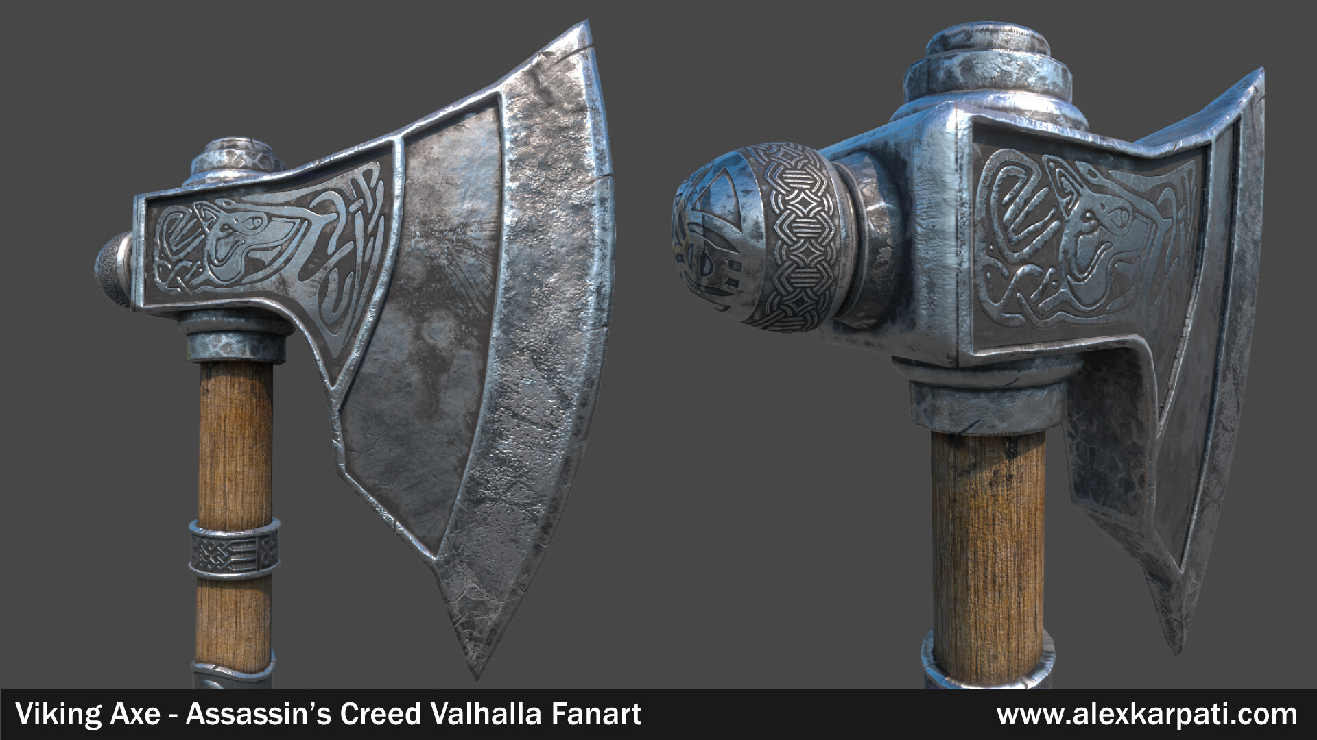 Alex Karpati - 2D/3D Artist - Viking Axe