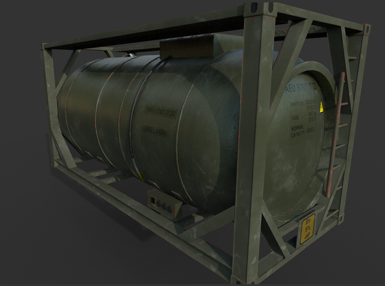 ArtStation - Military fuel tank