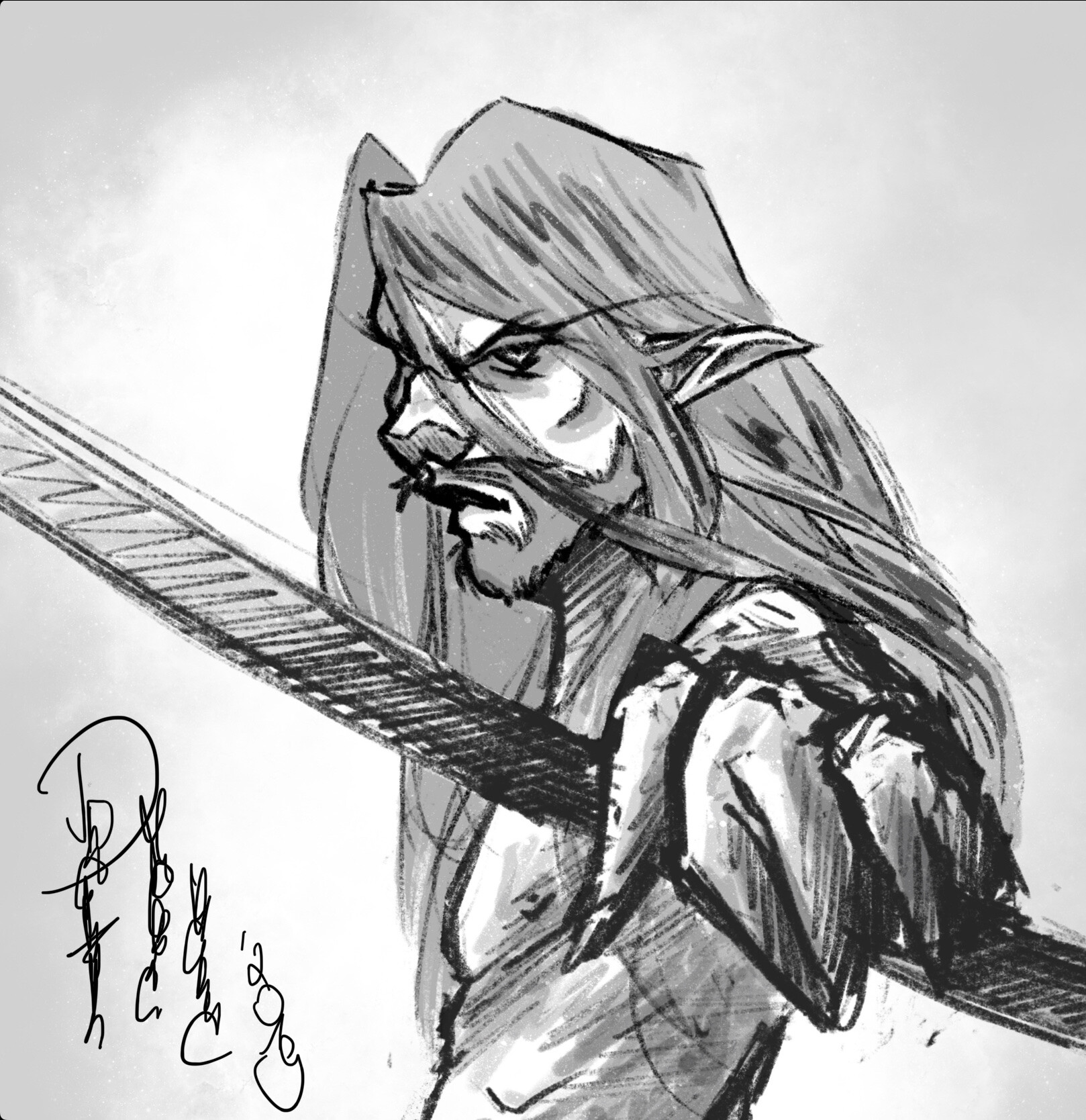 ArtStation - Elf Hunter