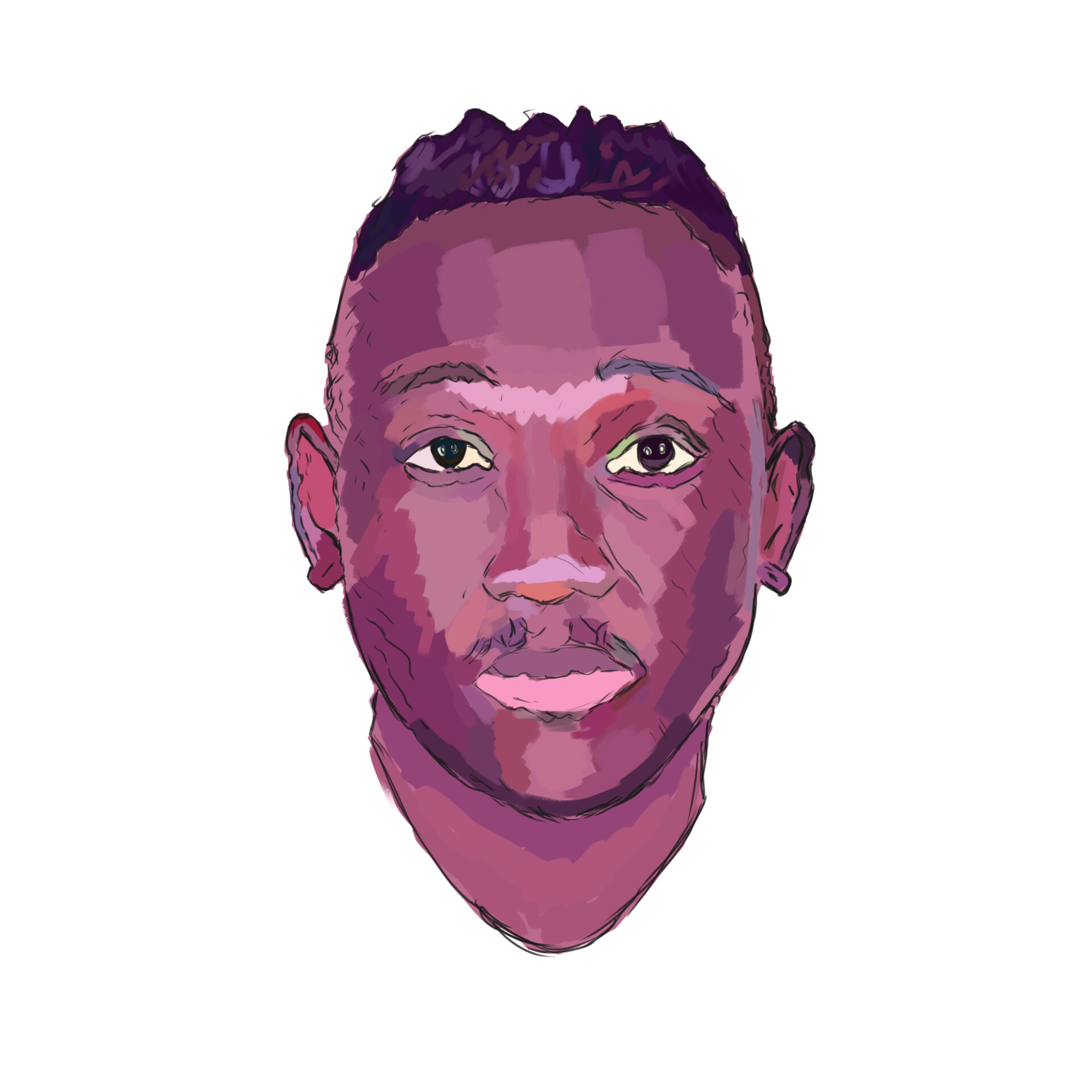 Ahmed Saeed - Solomon Portrait - Digital painting