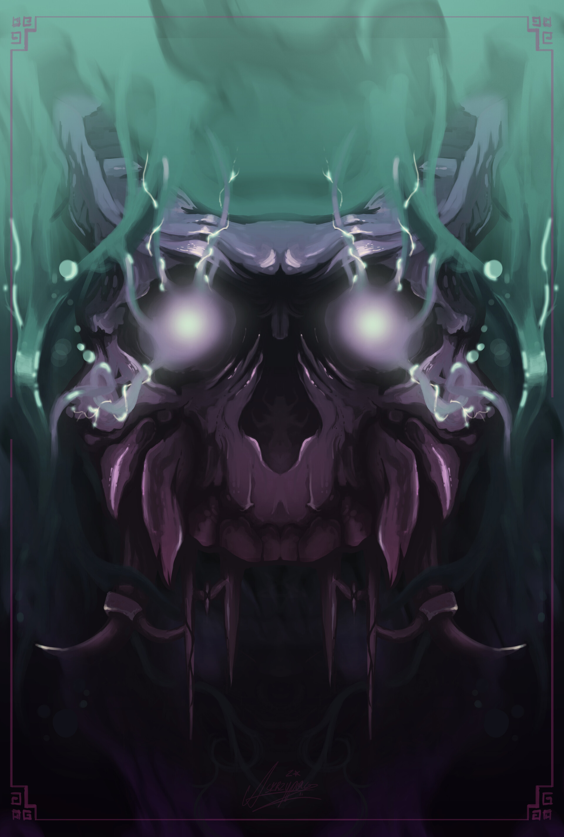 ArtStation - The Skull Floater Illustration