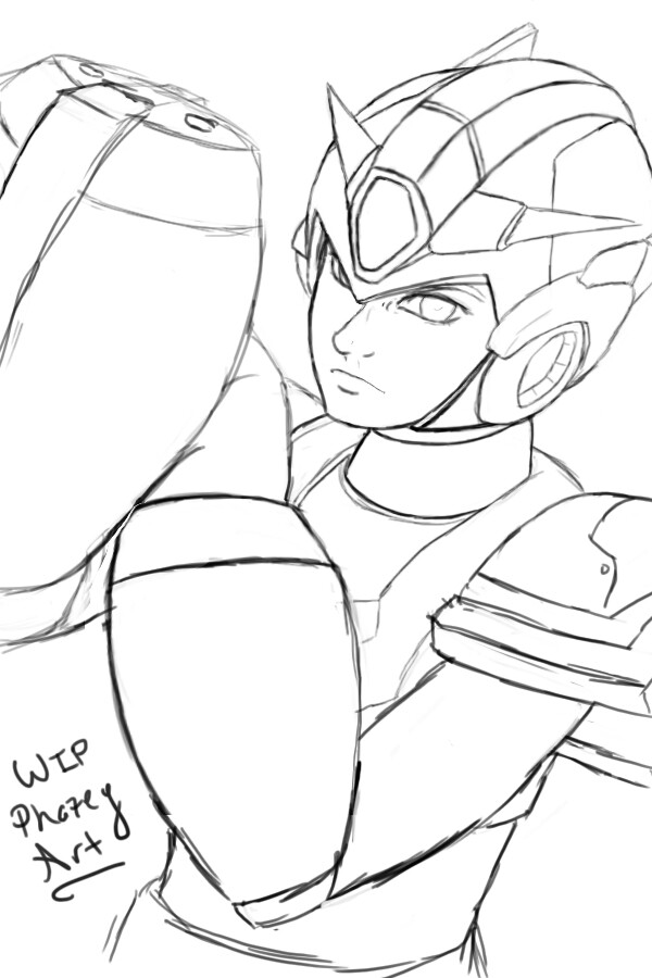mega man x coloring pages
