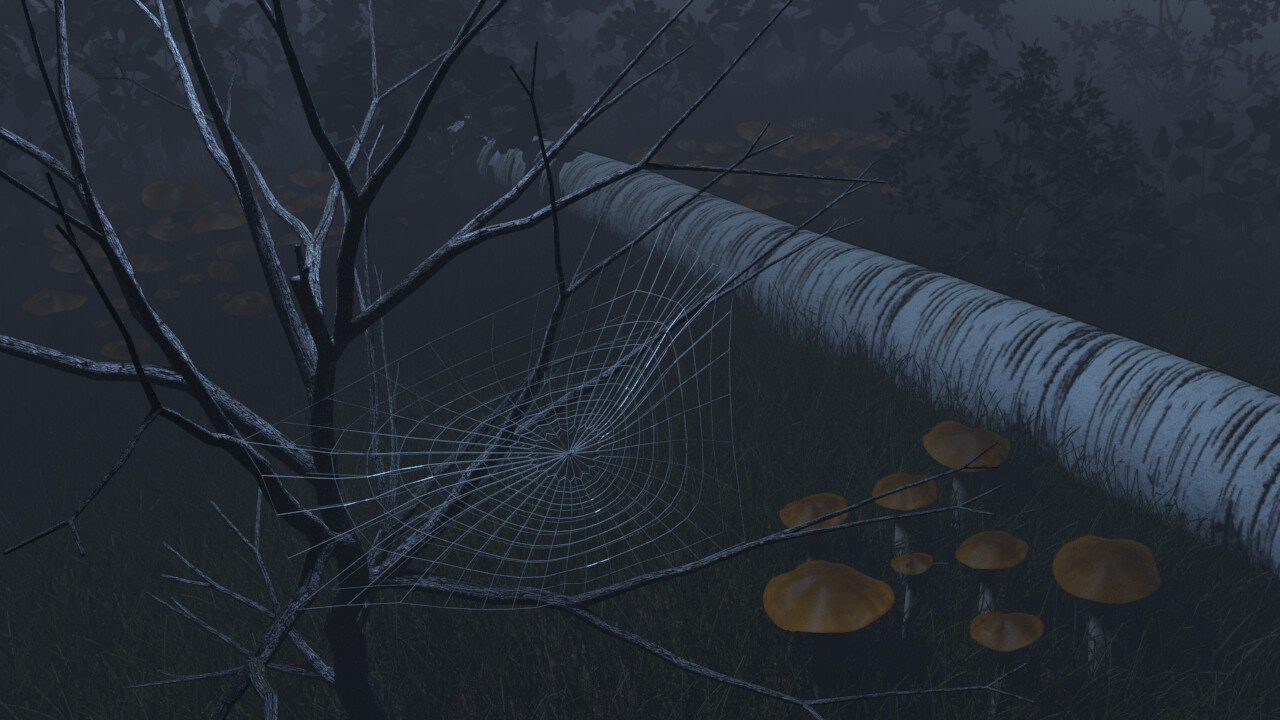 ArtStation - Spider Web - Lookdev