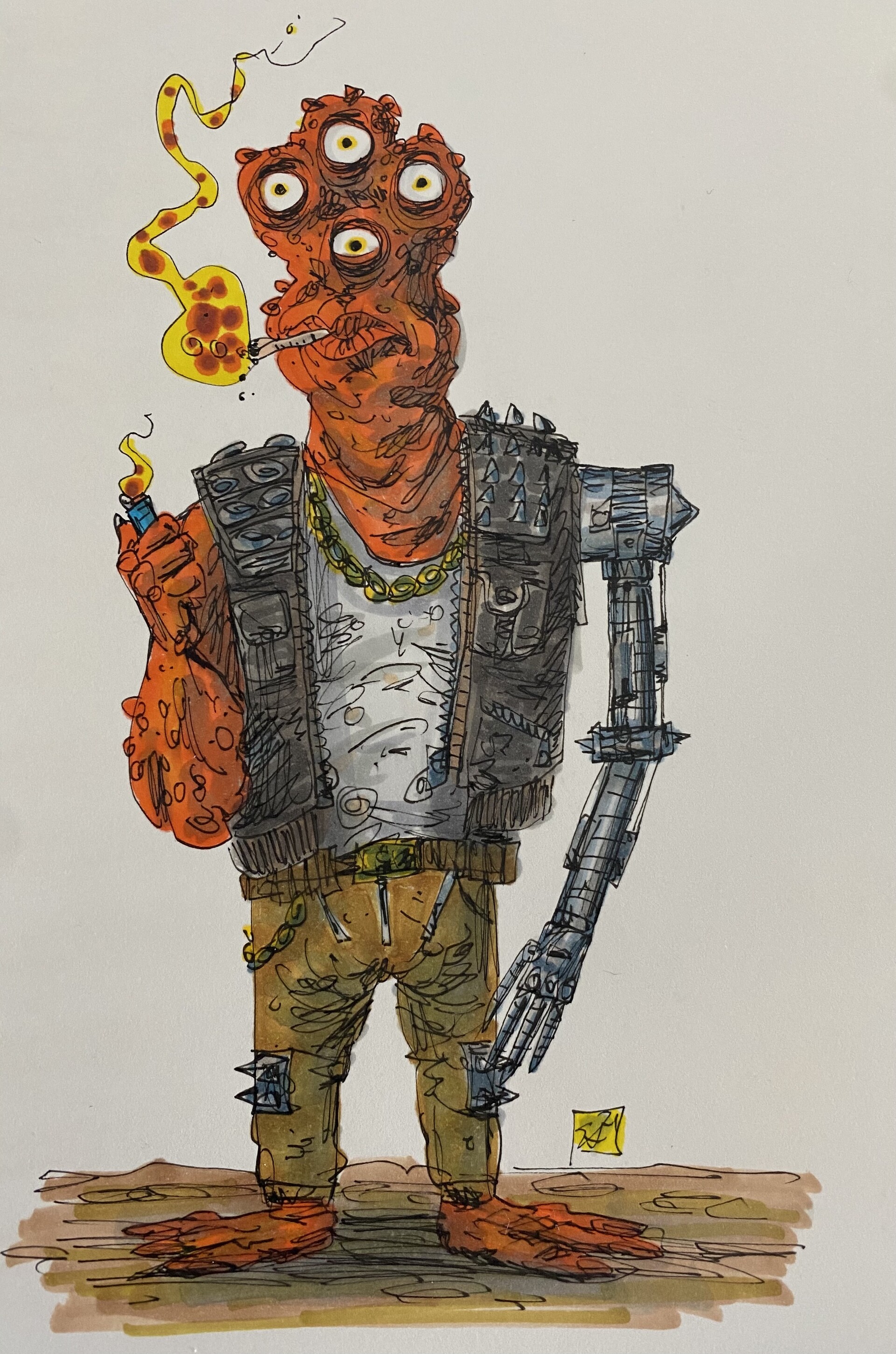 ArtStation - Orange man