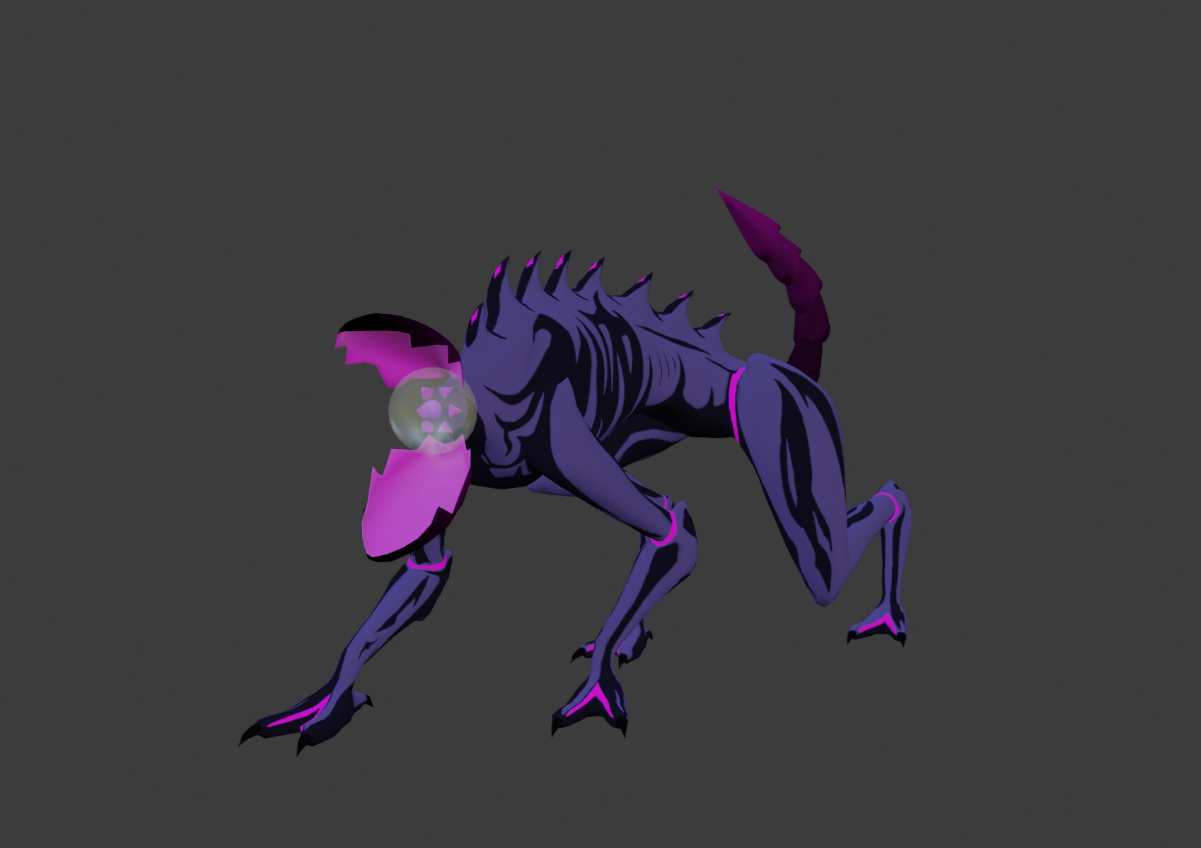 ArtStation - Creature model & rig