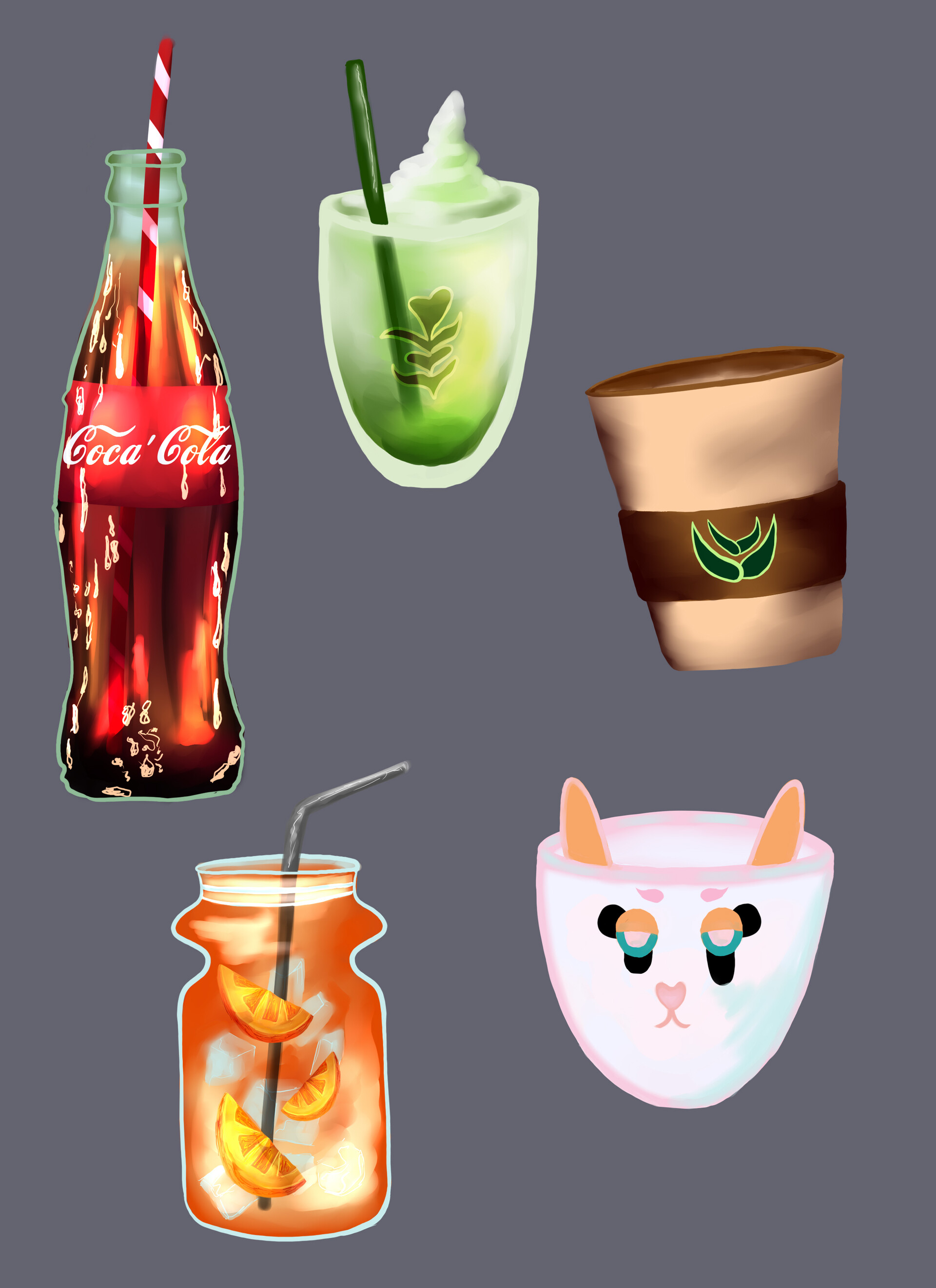 ArtStation - Little cups