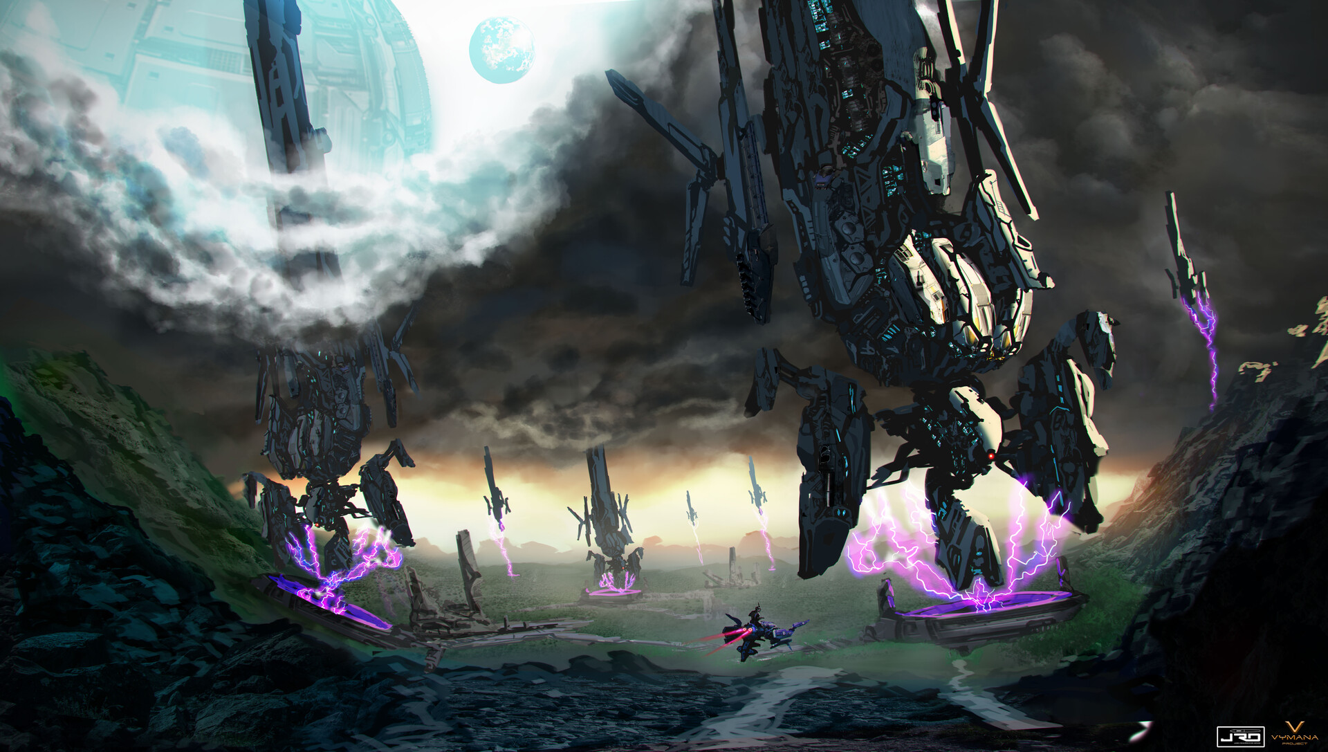 ArtStation - GALADRIA TOWER BASE AND POWER GENERATOR