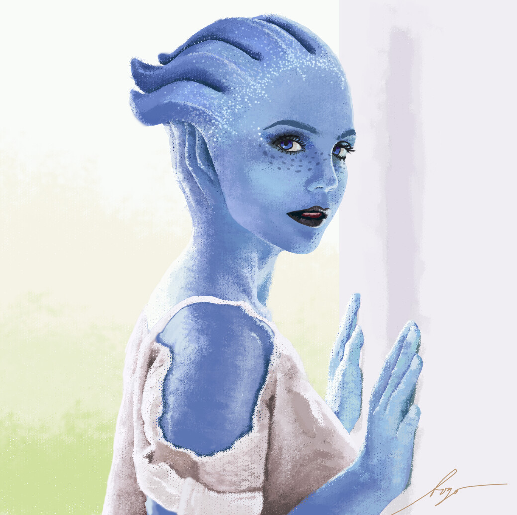 ArtStation - Liara T'Soni (Mass Effect)