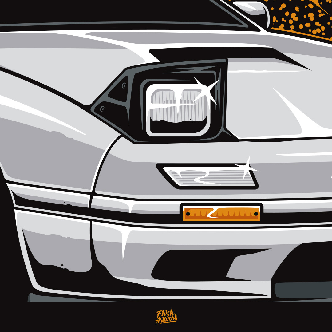 Flvsh Artwork - Initial D Artwork