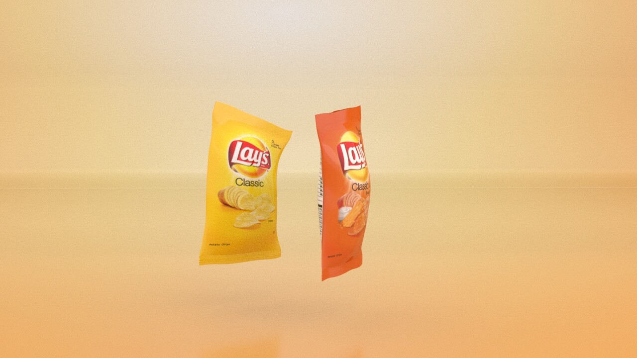 ArtStation - Lays 3d ad