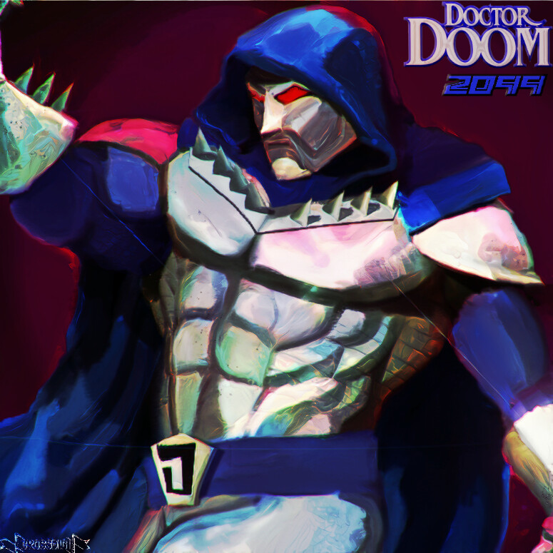 ArtStation - Dr Doom 2099