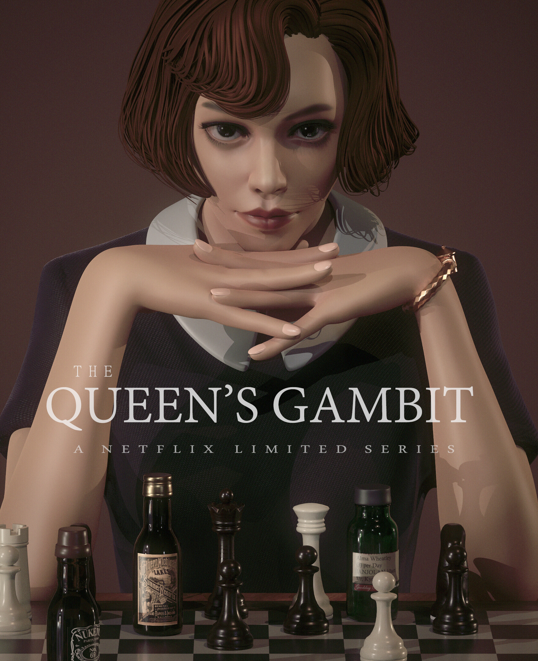 ArtStation - The Queen's Gambit fanart