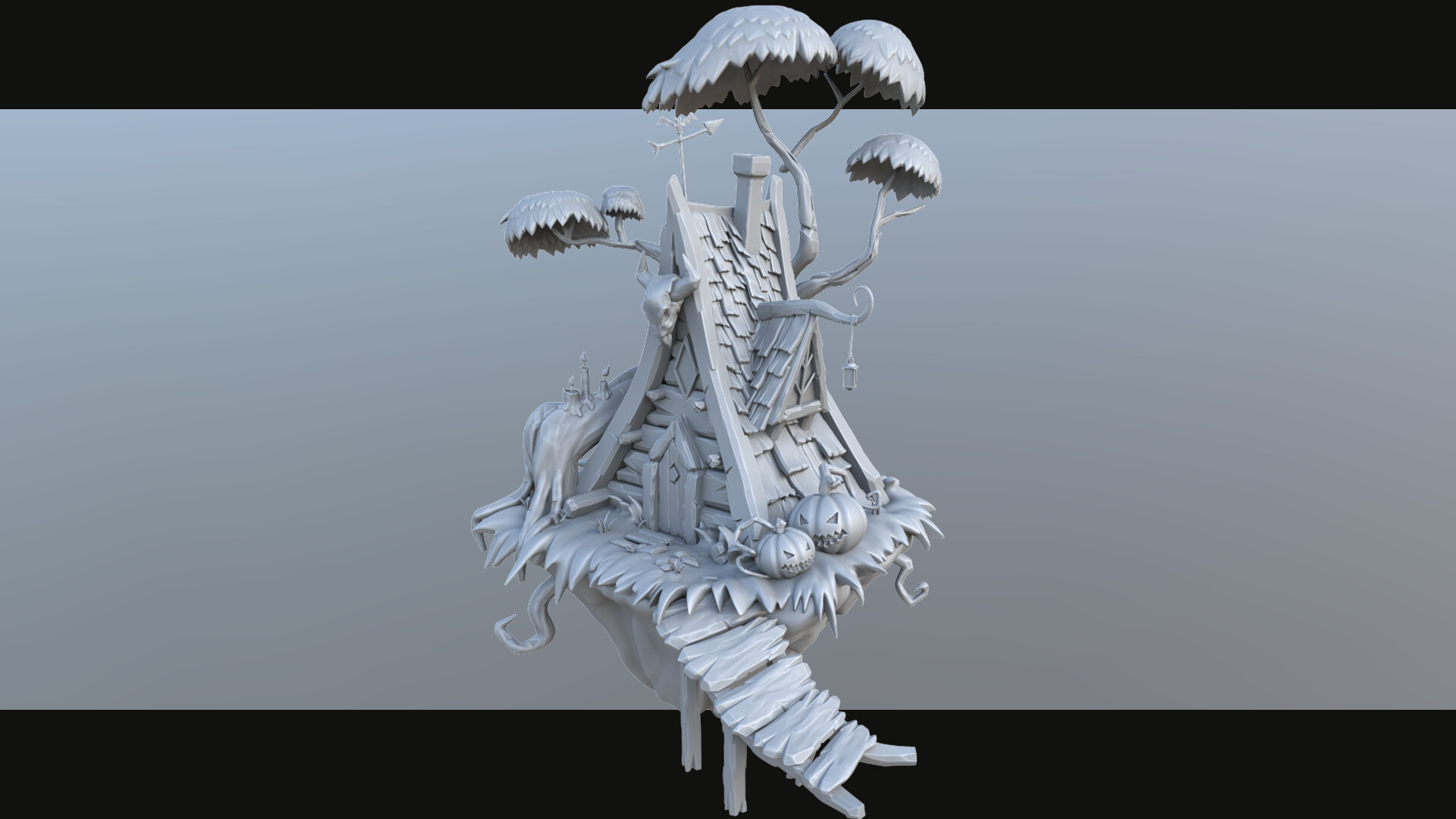 ArtStation - stylized witch house