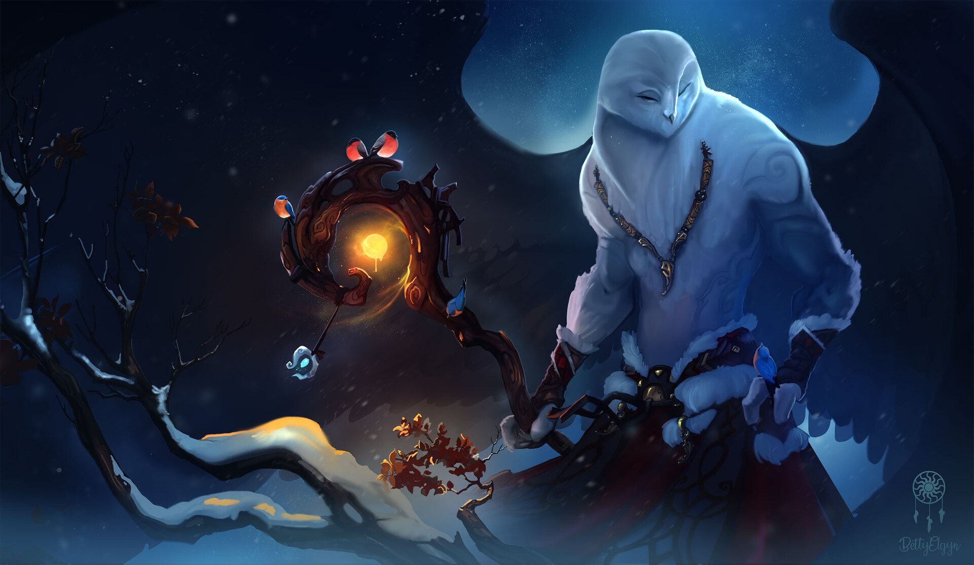 ArtStation - Owl Spirit