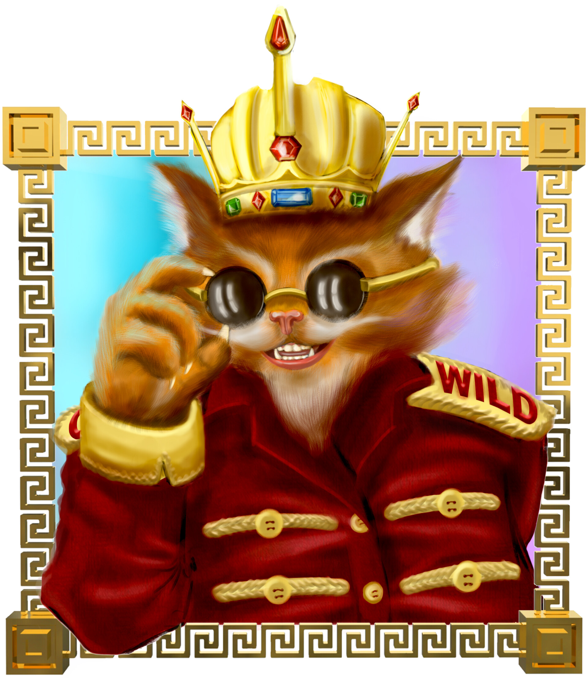 ArtStation - WildCat | Slot Machine Wild Card