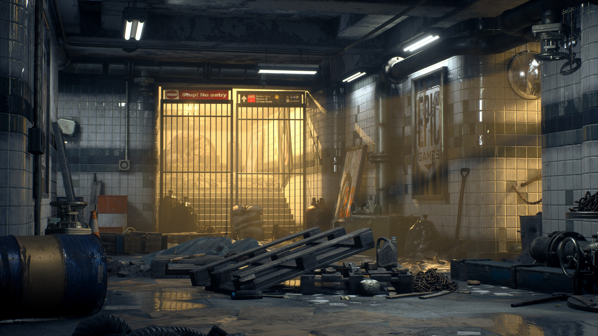 ArtStation - [UE4] Relighting of Epic Games free "Sequencer" scene