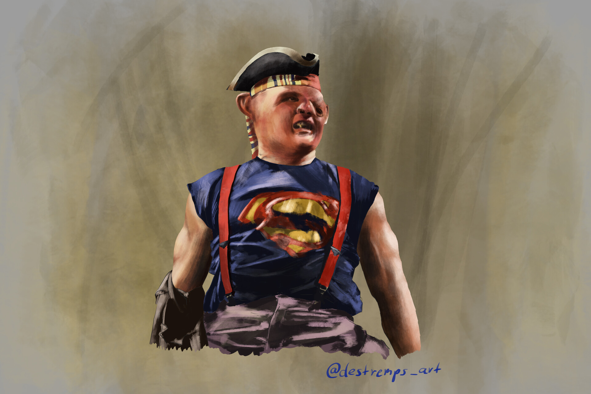 Goonies Sloth Superman Goonies Sloth 80s Movie Waterproof Stickers