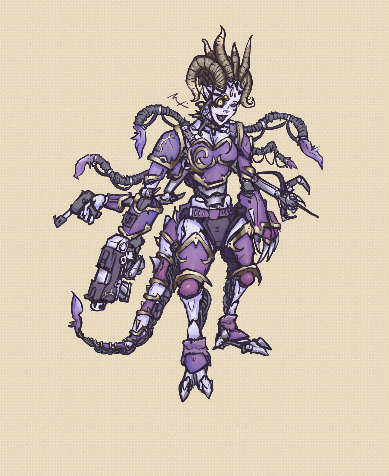 ArtStation - Slaanesh ex Machina