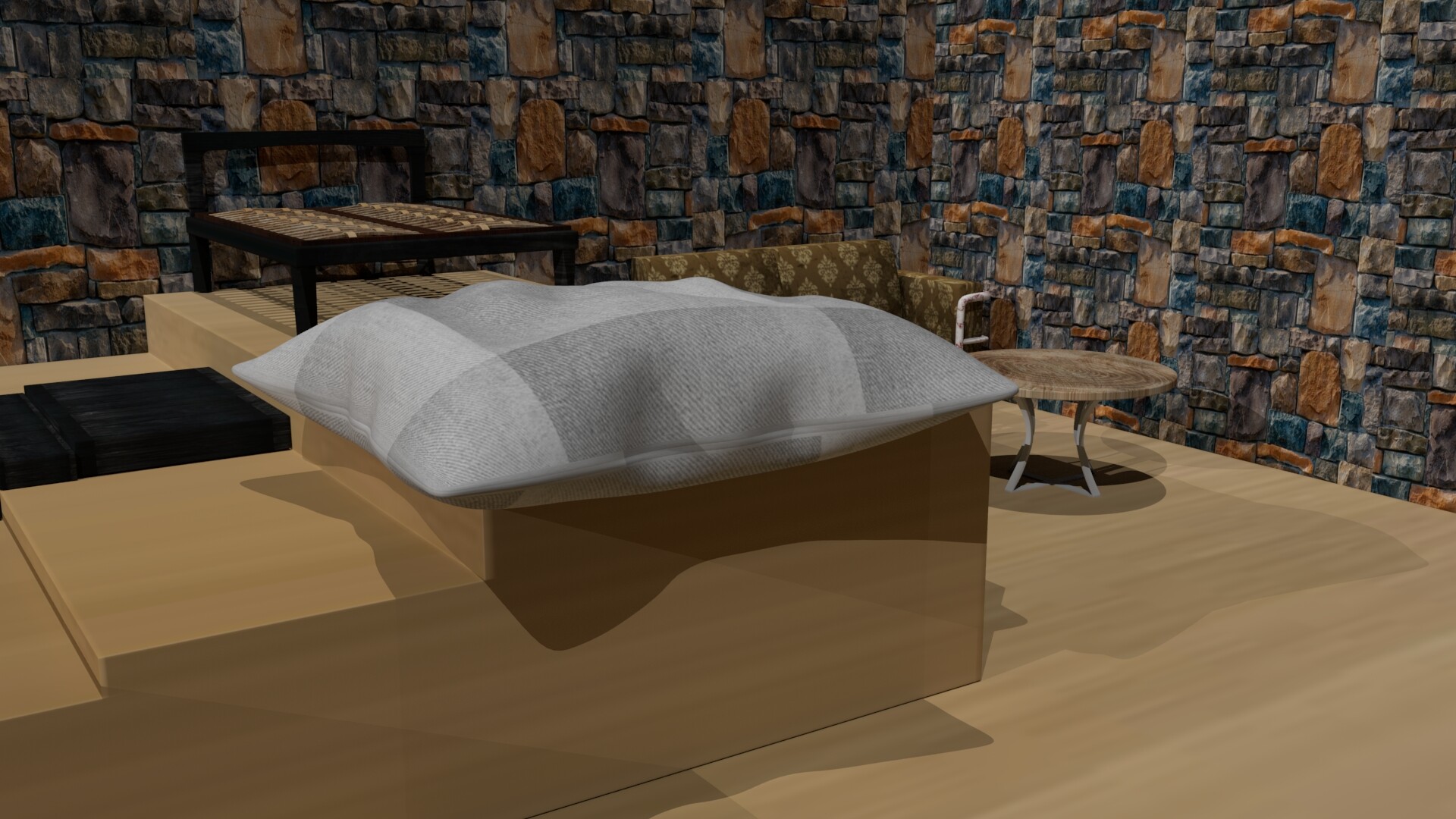 ArtStation - Realistic Big 3D Pillow