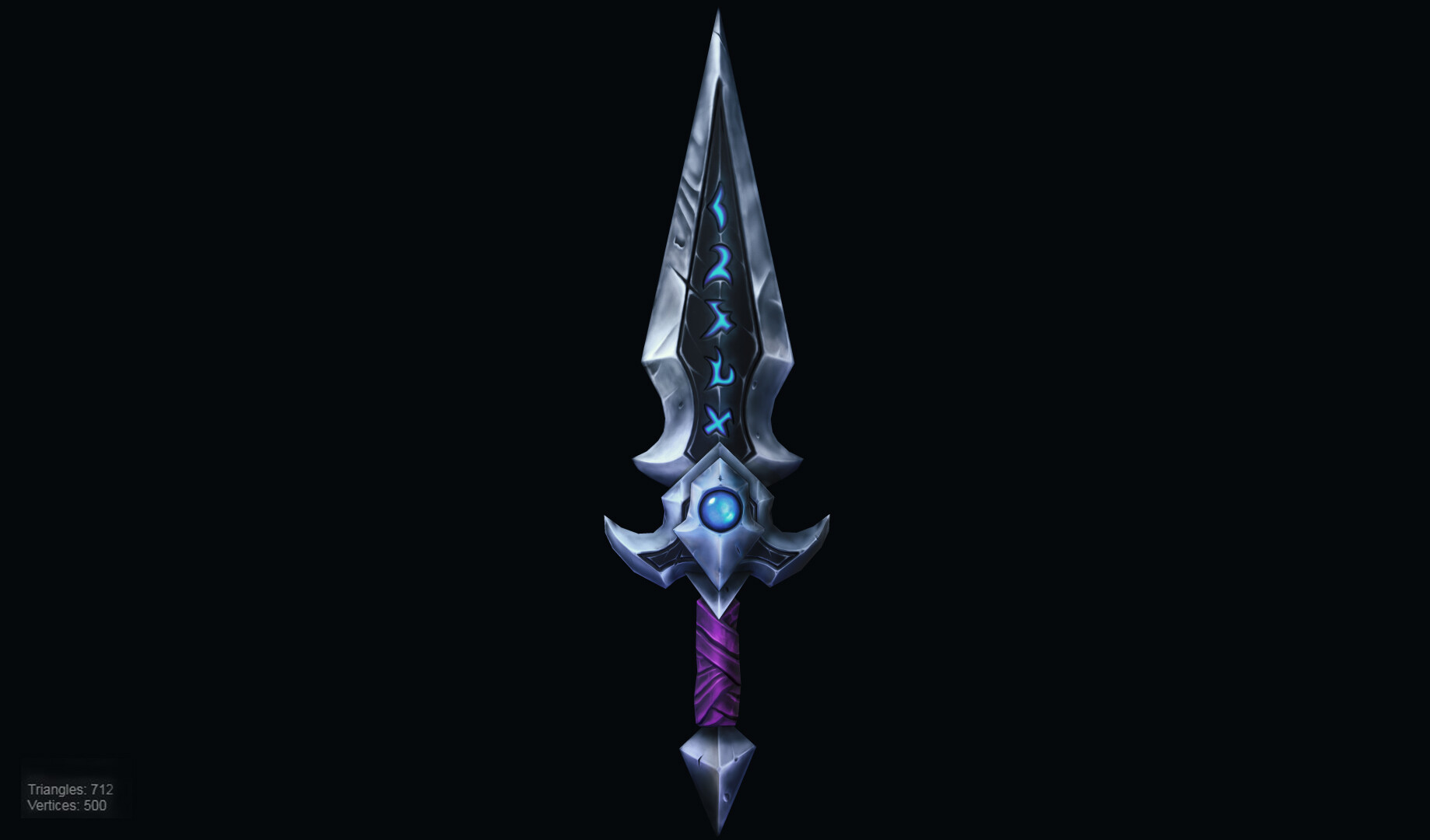 Sergey Shevchenko - Ice Dagger Hand-Paint