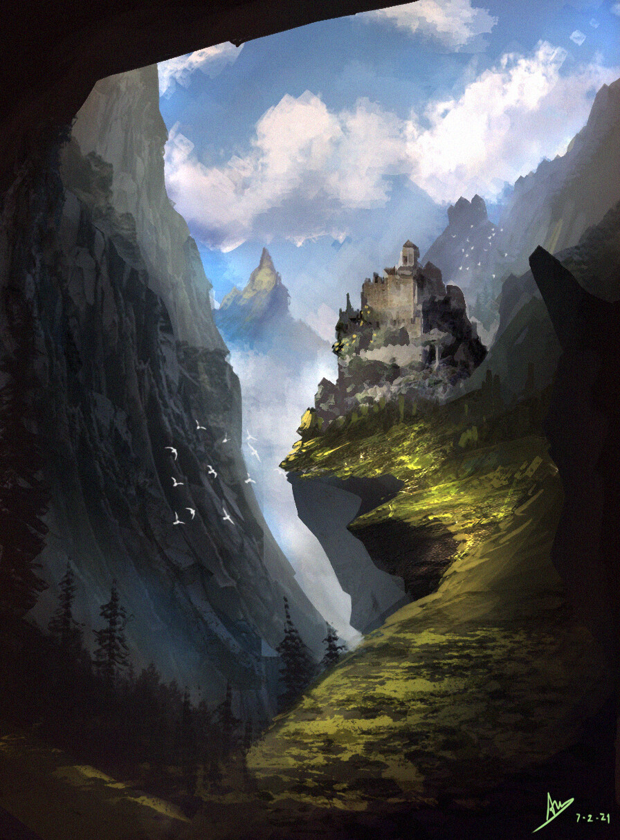 ArtStation - Lost castle