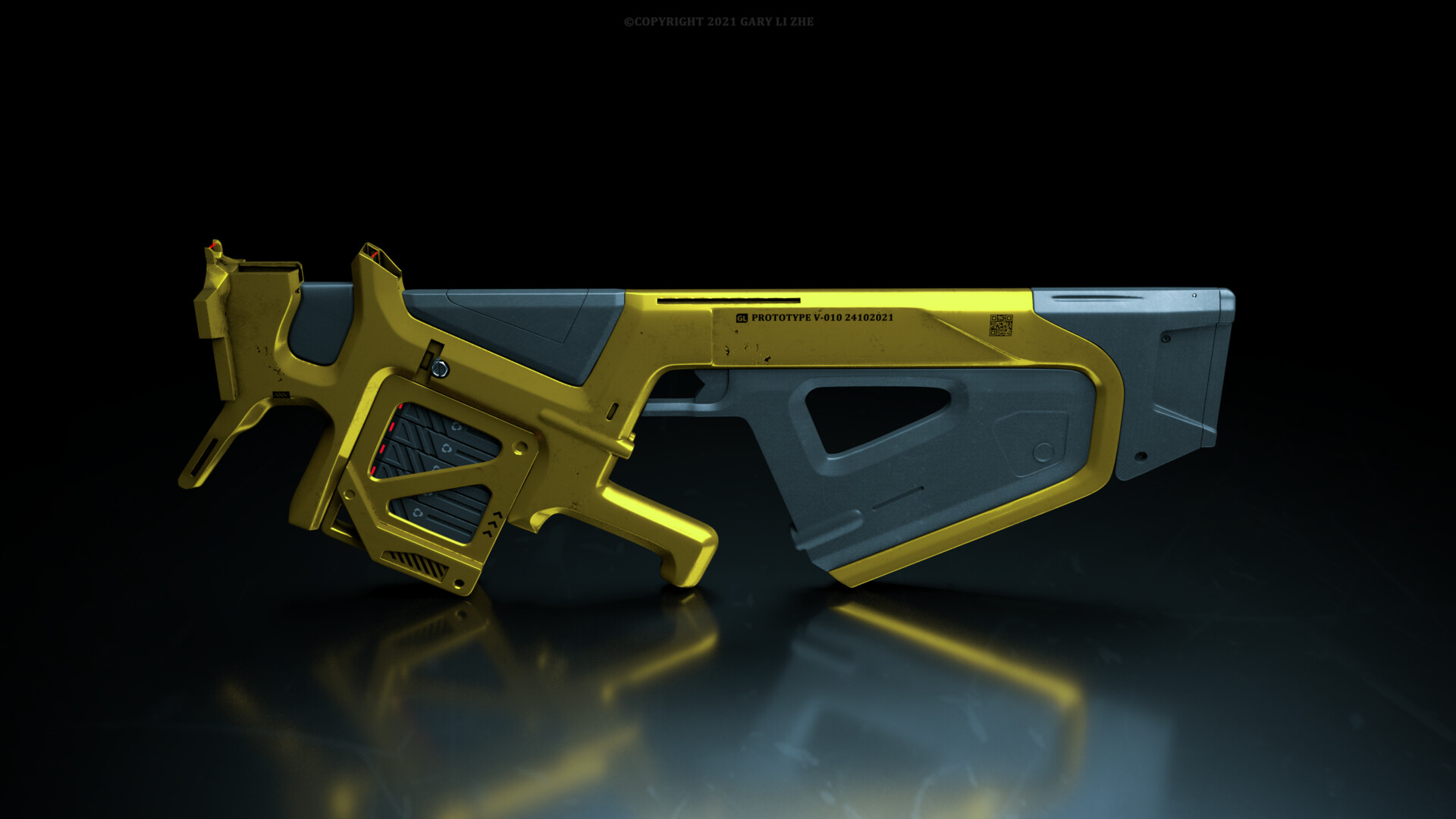 ArtStation - Experimental Riot-Control Weapon
