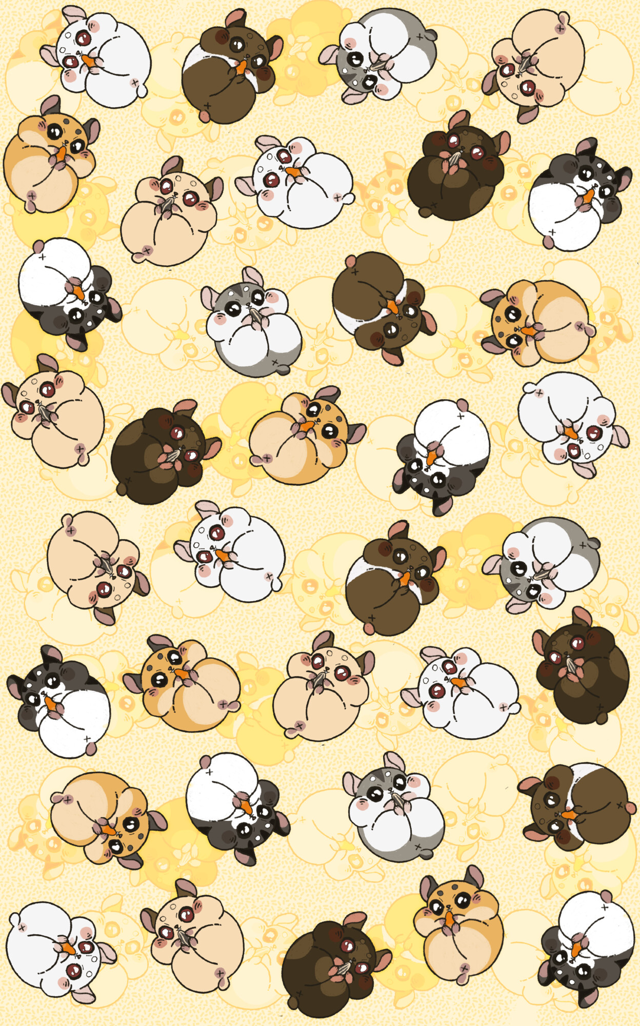 ArtStation - Pattern - Hamster Chews