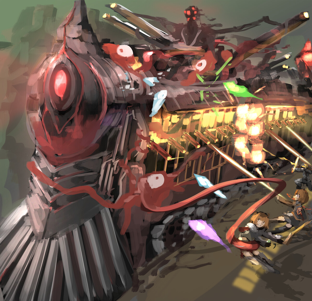 ArtStation - ELINAEMEN Stronghold Type : Train