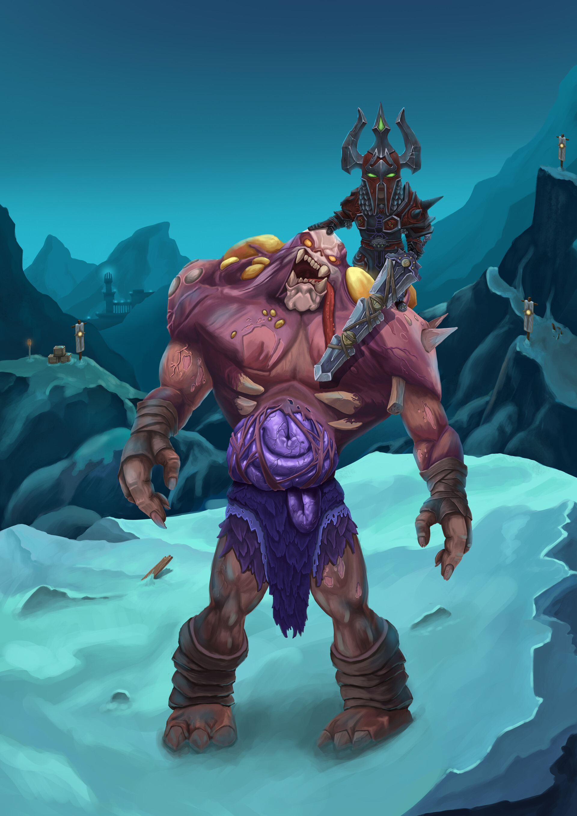 ArtStation - Fan art Death Knight.