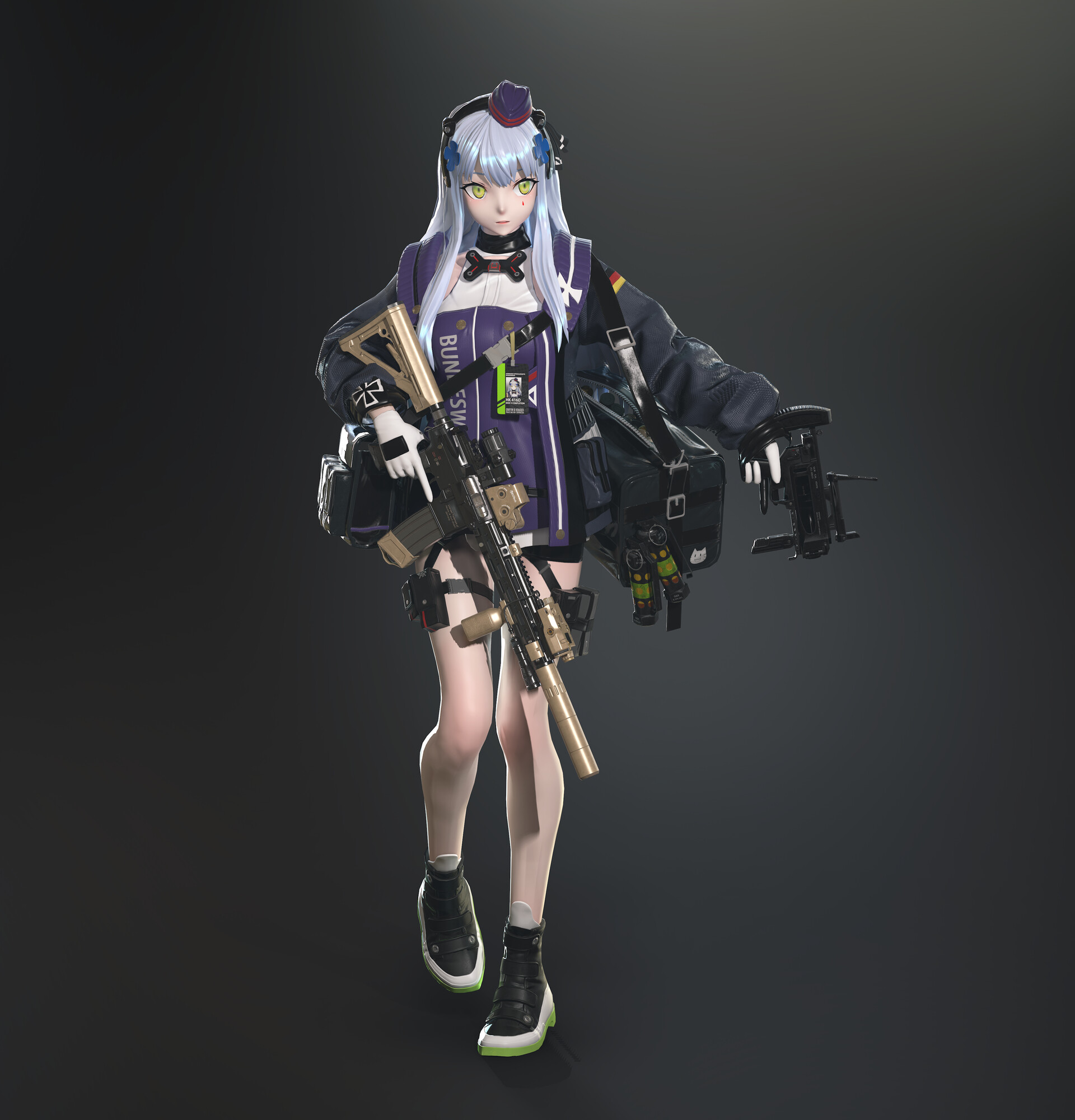 ArtStation - Girl's frontline HK416