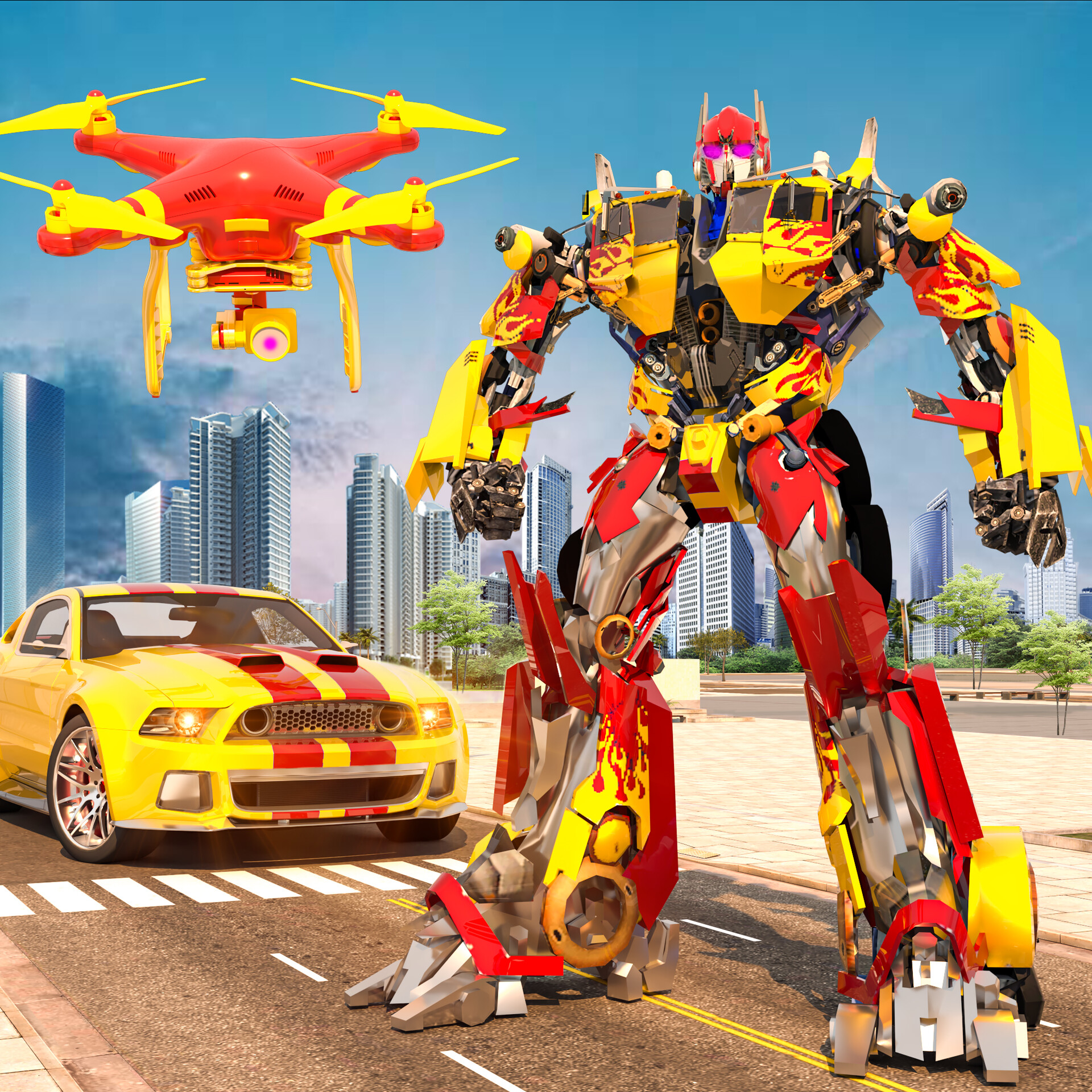 ArtStation - Drone Robot Game