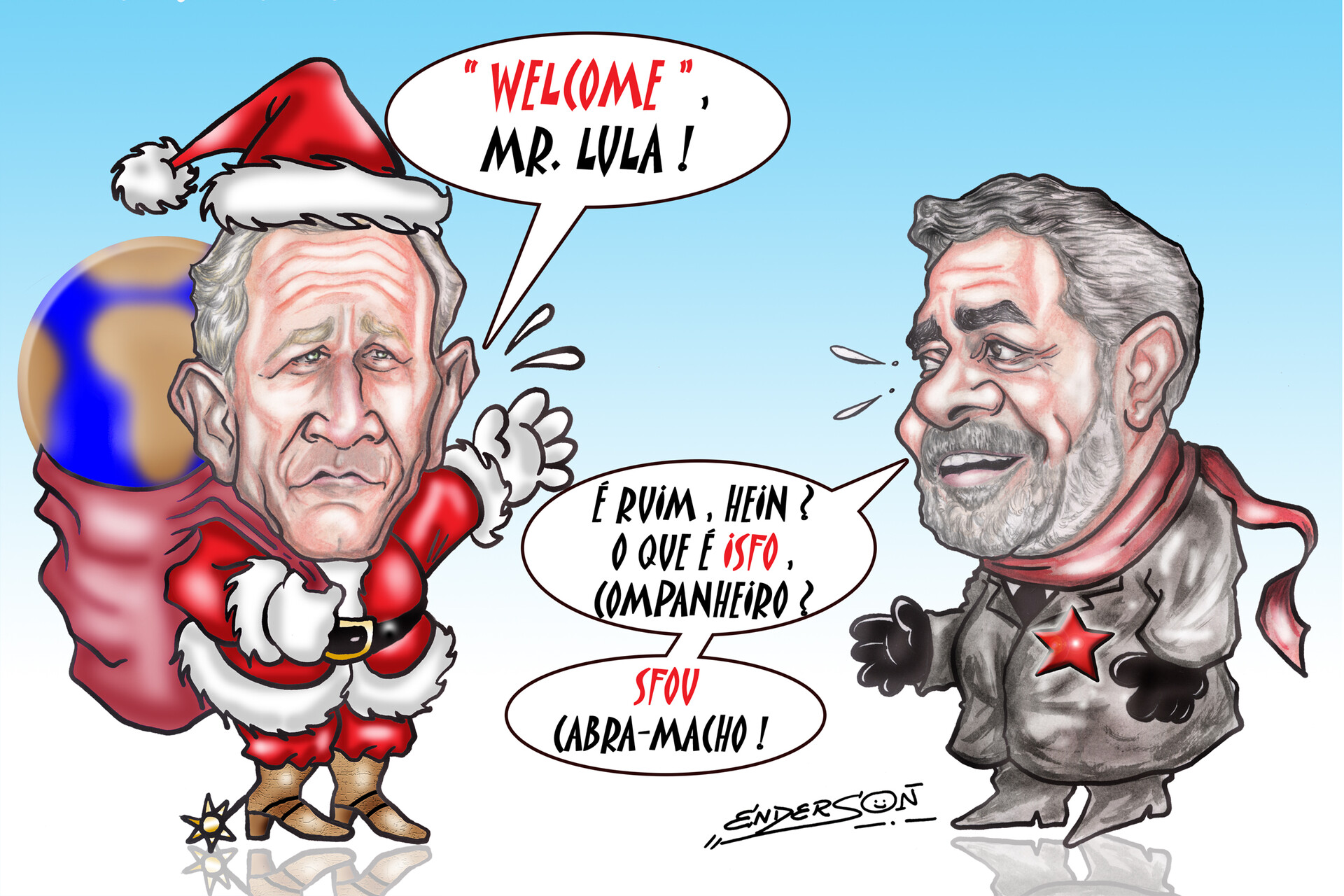 ArtStation - Lula e Bush