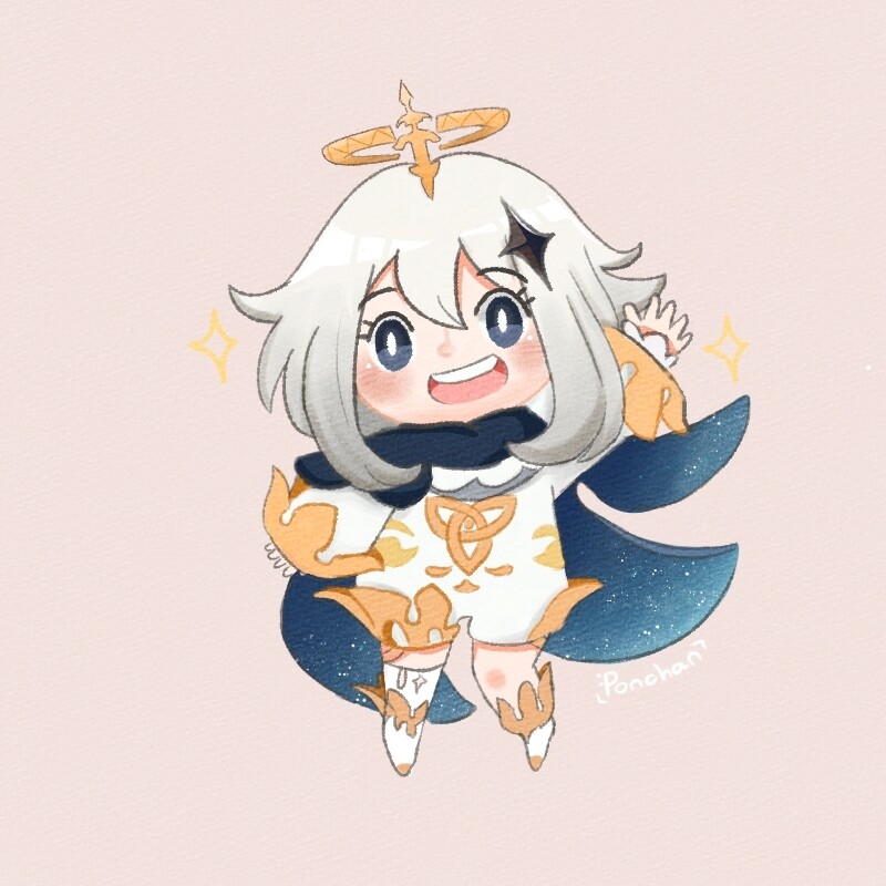 ArtStation - Paimon- Genshin impact Fanart