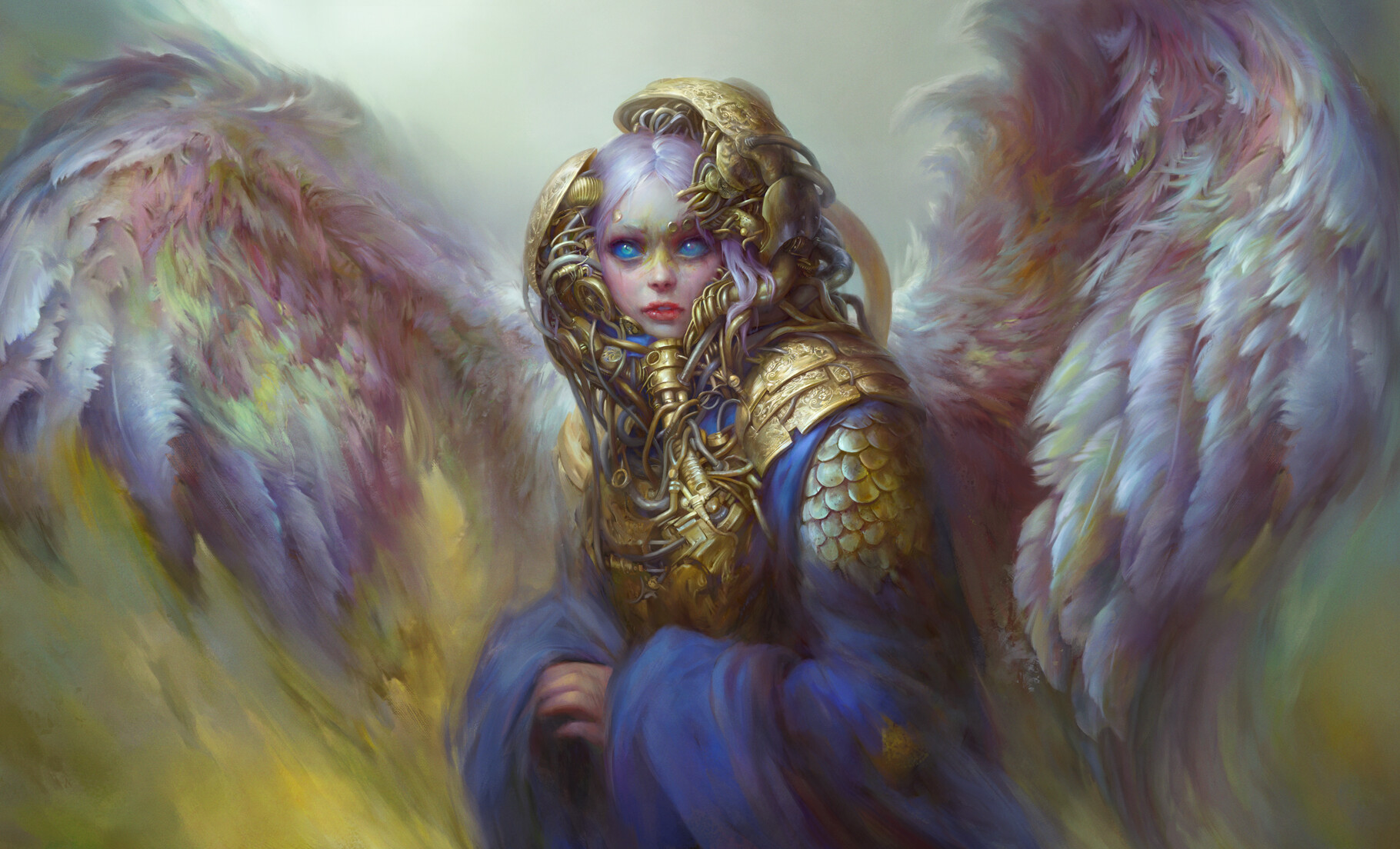 Techno Angel by Marina Zautorova : r/ImaginaryAngels