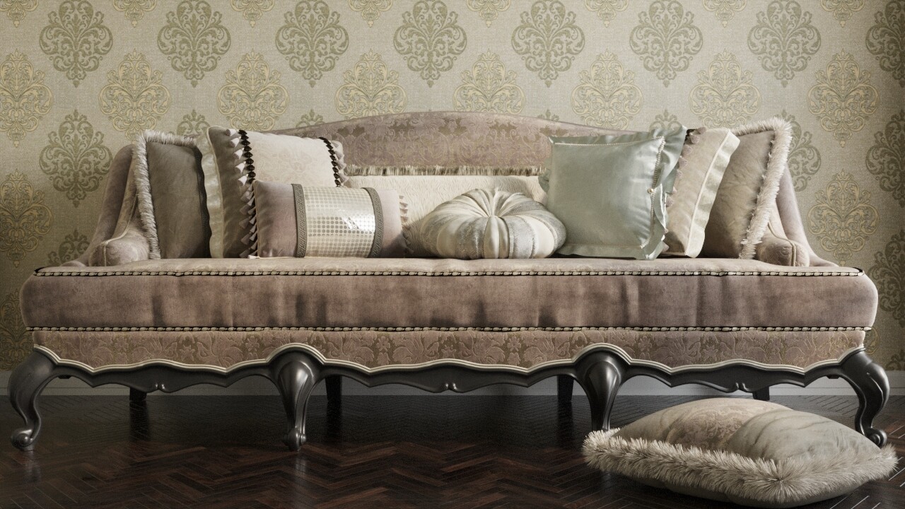 ArtStation - classic sofa rendering