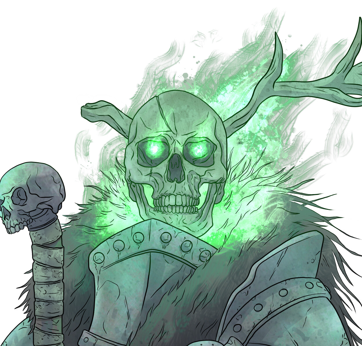 how to draw the green knight