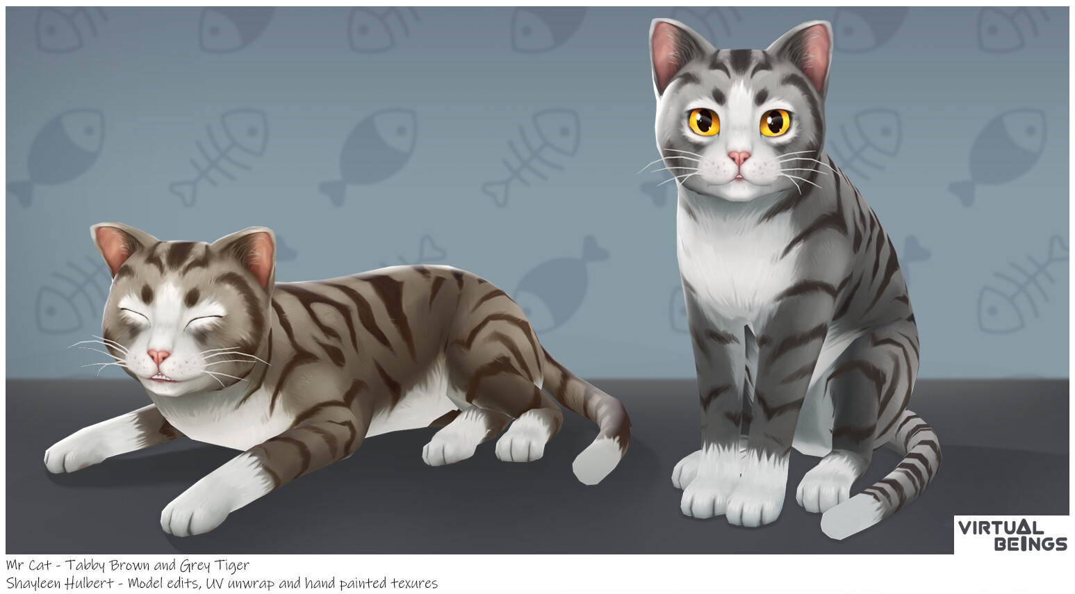 ShayleenHulbertArt - Mr Cat - Virtual Beings