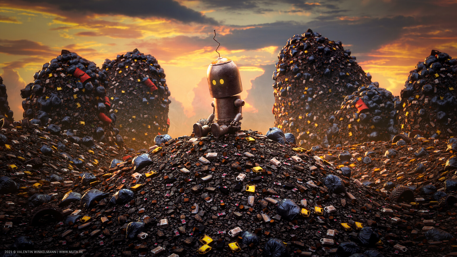 ArtStation - The Mountains of Garbage