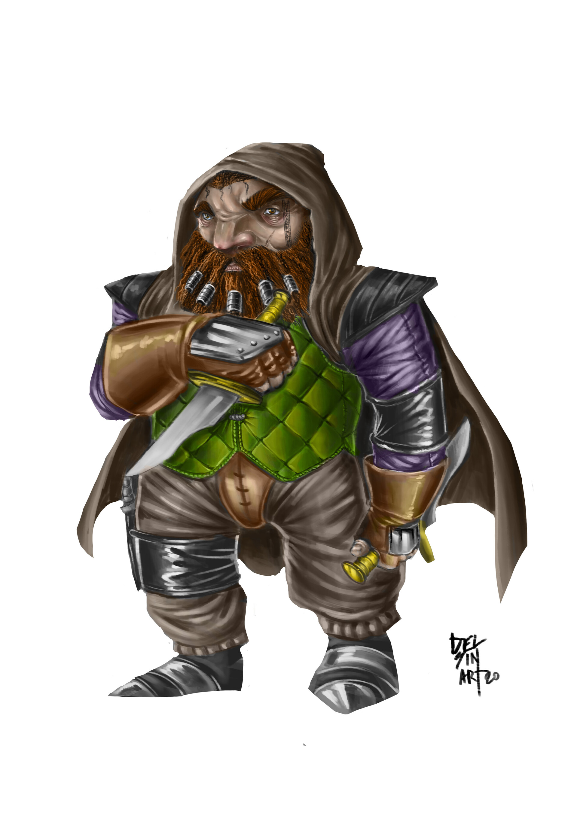 ArtStation - Dwarf Rogue