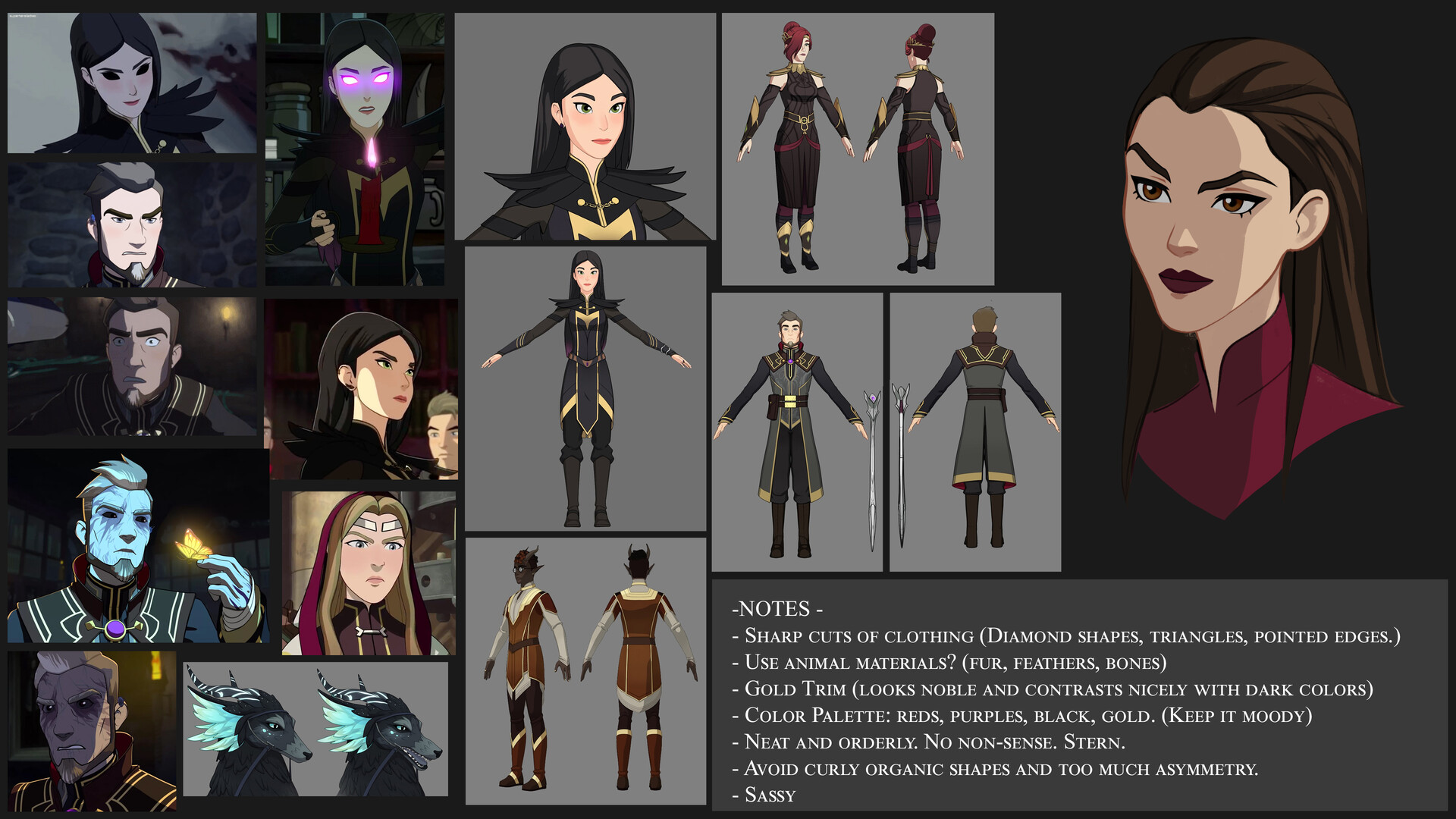 how to draw dragon prince characters