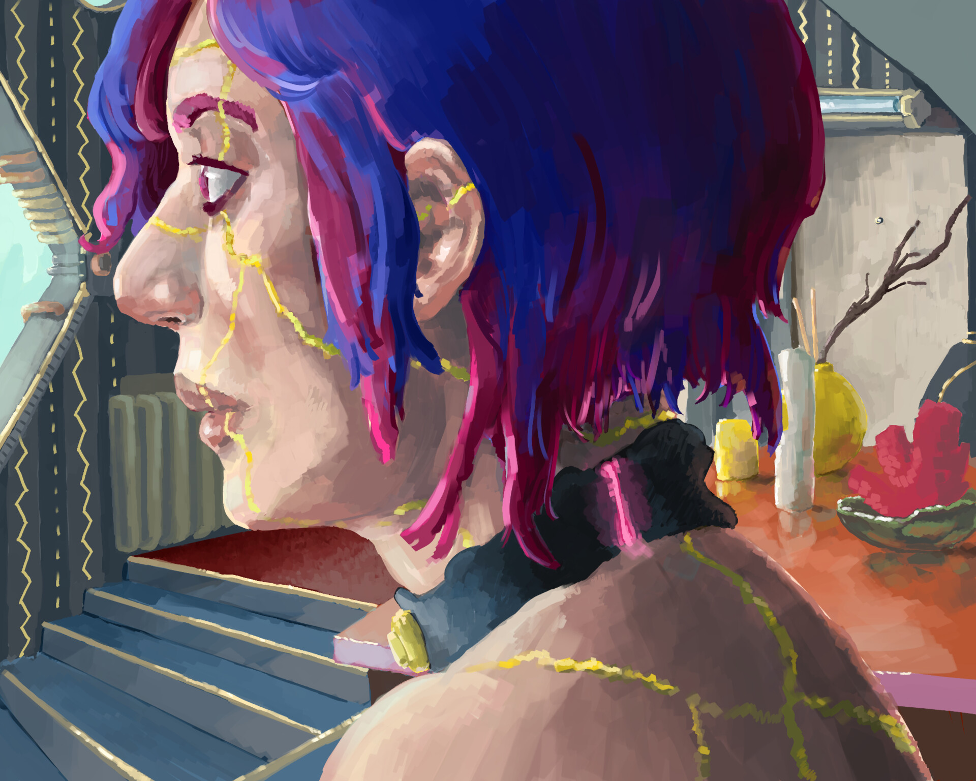 ArtStation - Kintsugi Woman