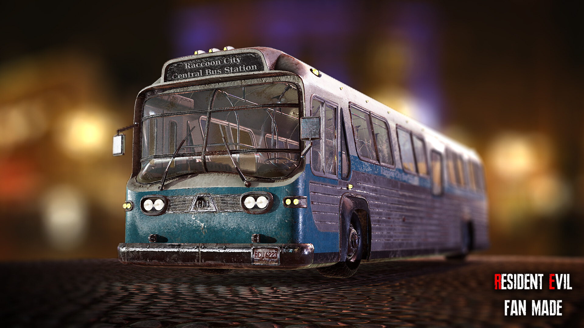 Tomato Pixels - Resident Evil 2 bus model
