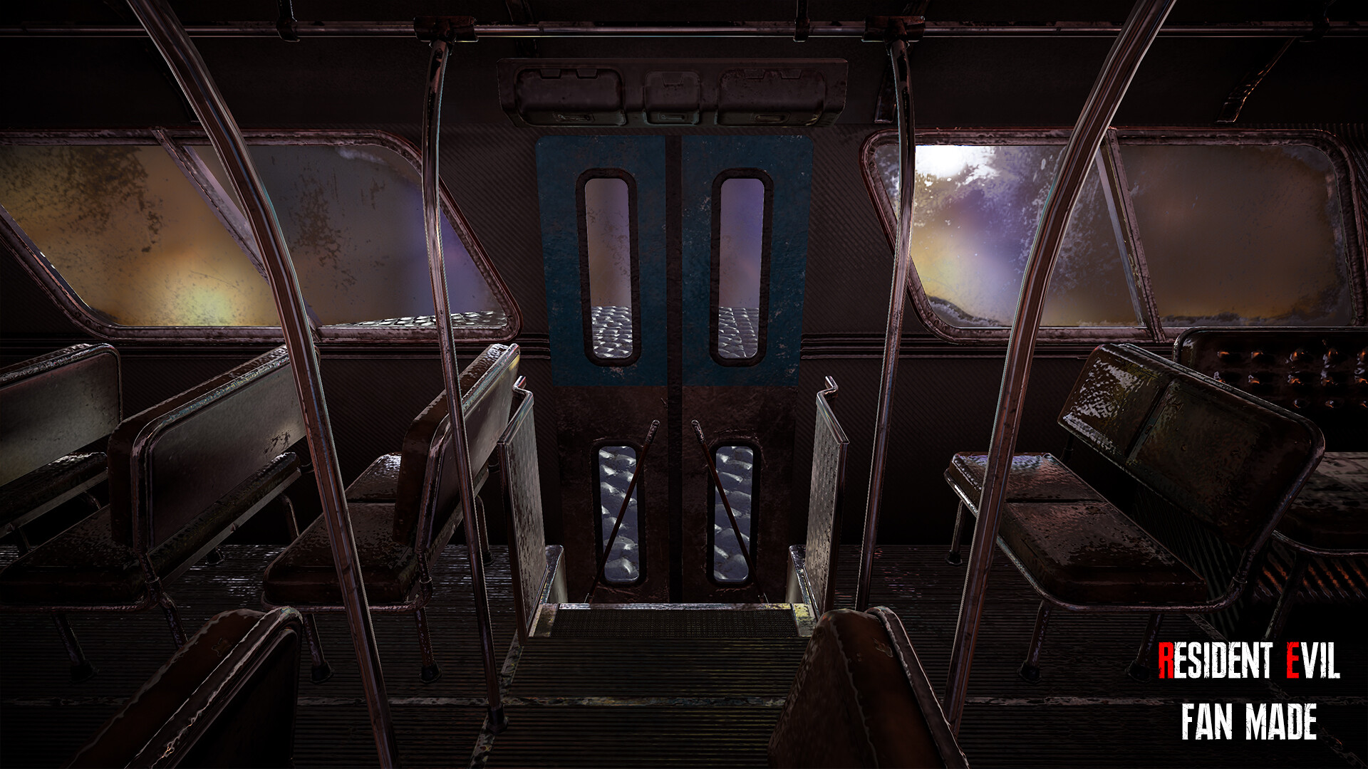 Tomato Pixels - Resident Evil 2 bus model