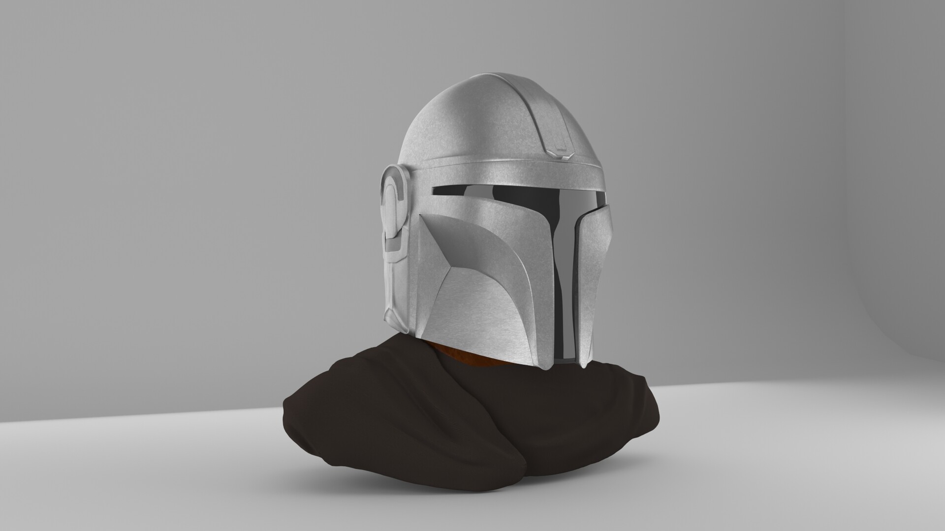 ArtStation - The Mandalorian: Mando Helmet & Bust