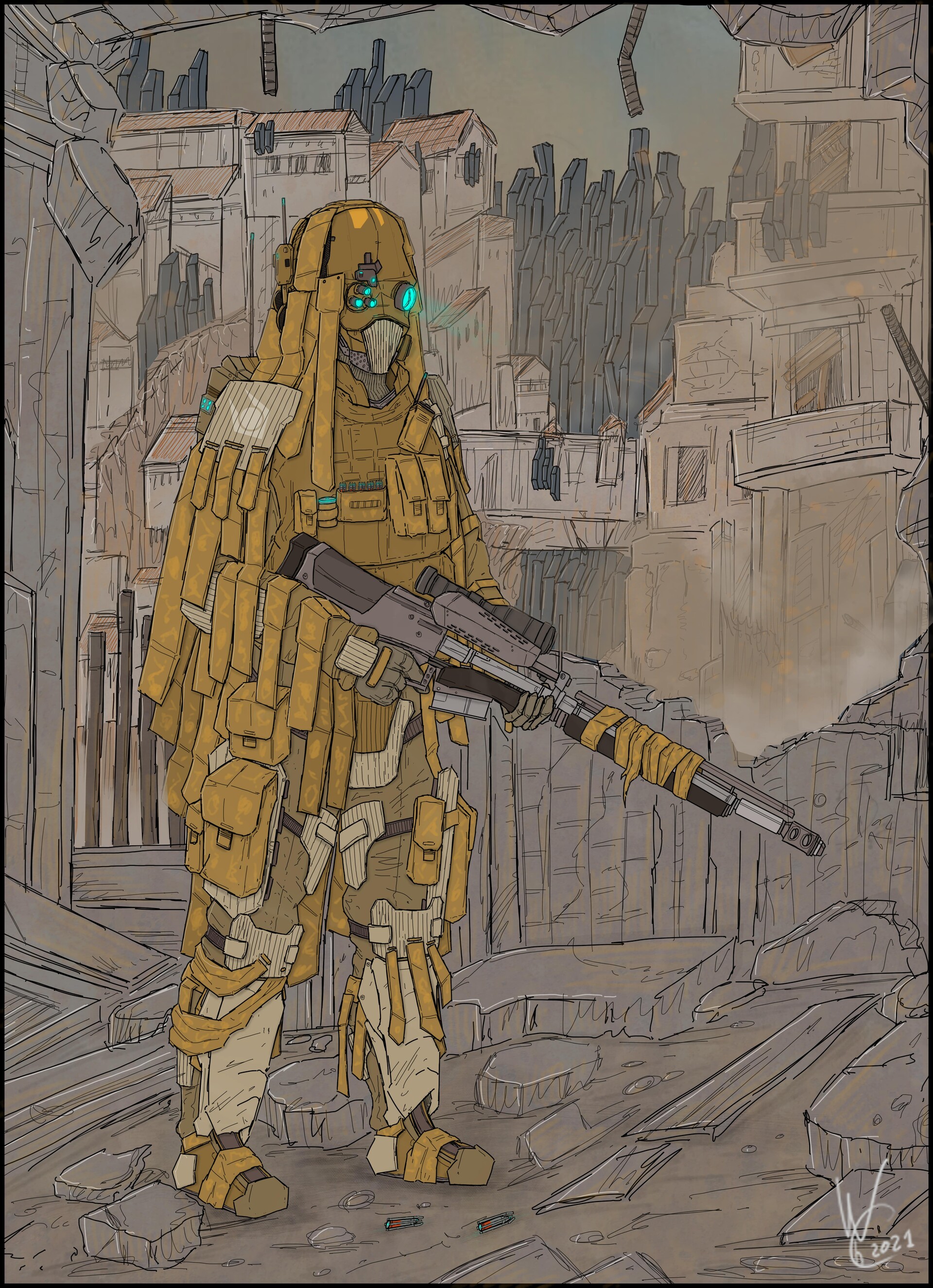 ArtStation - Half-Life - Sniper Combine