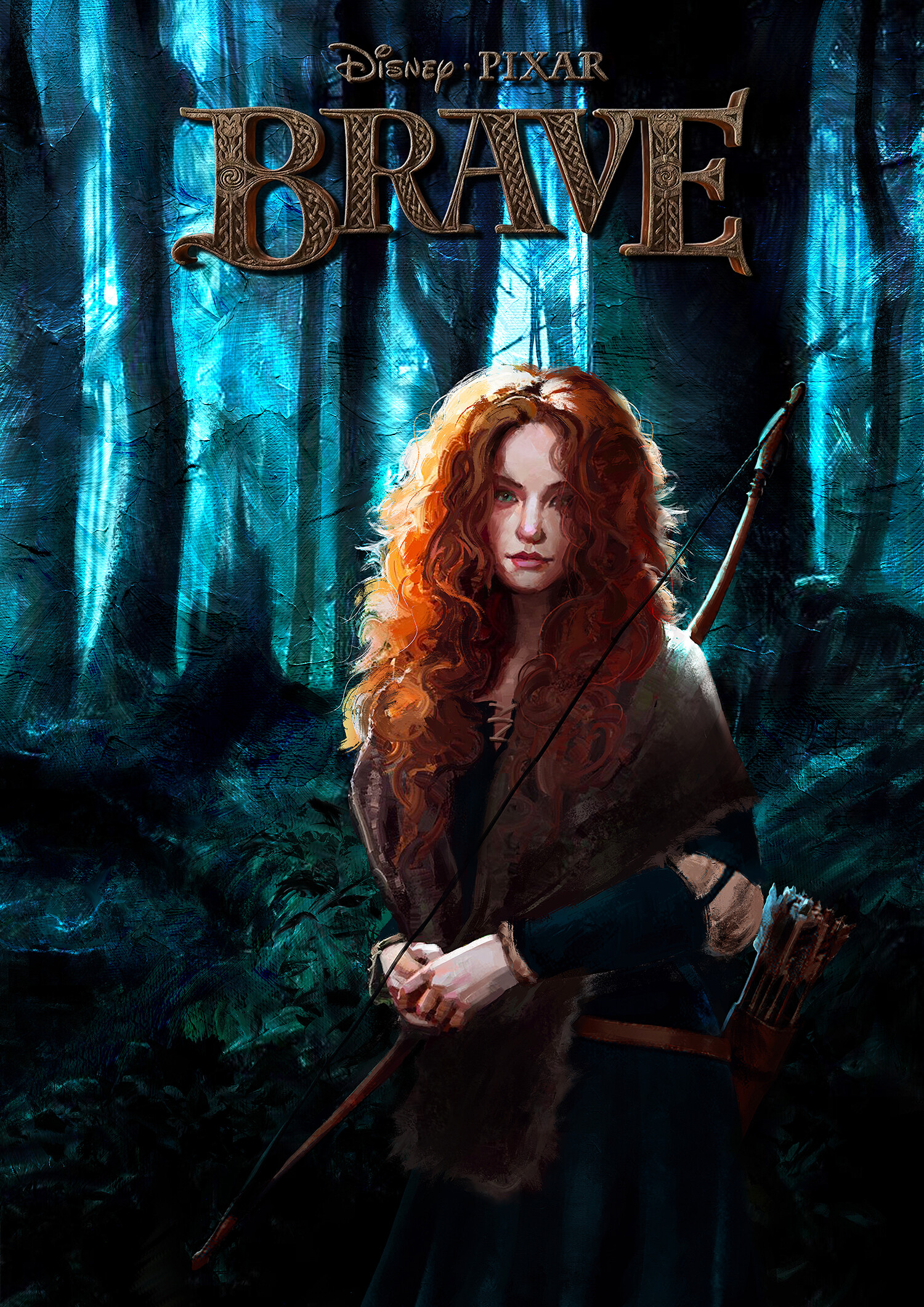 ArtStation - Mérida Fan Art (BRAVE, Disney Pixar)