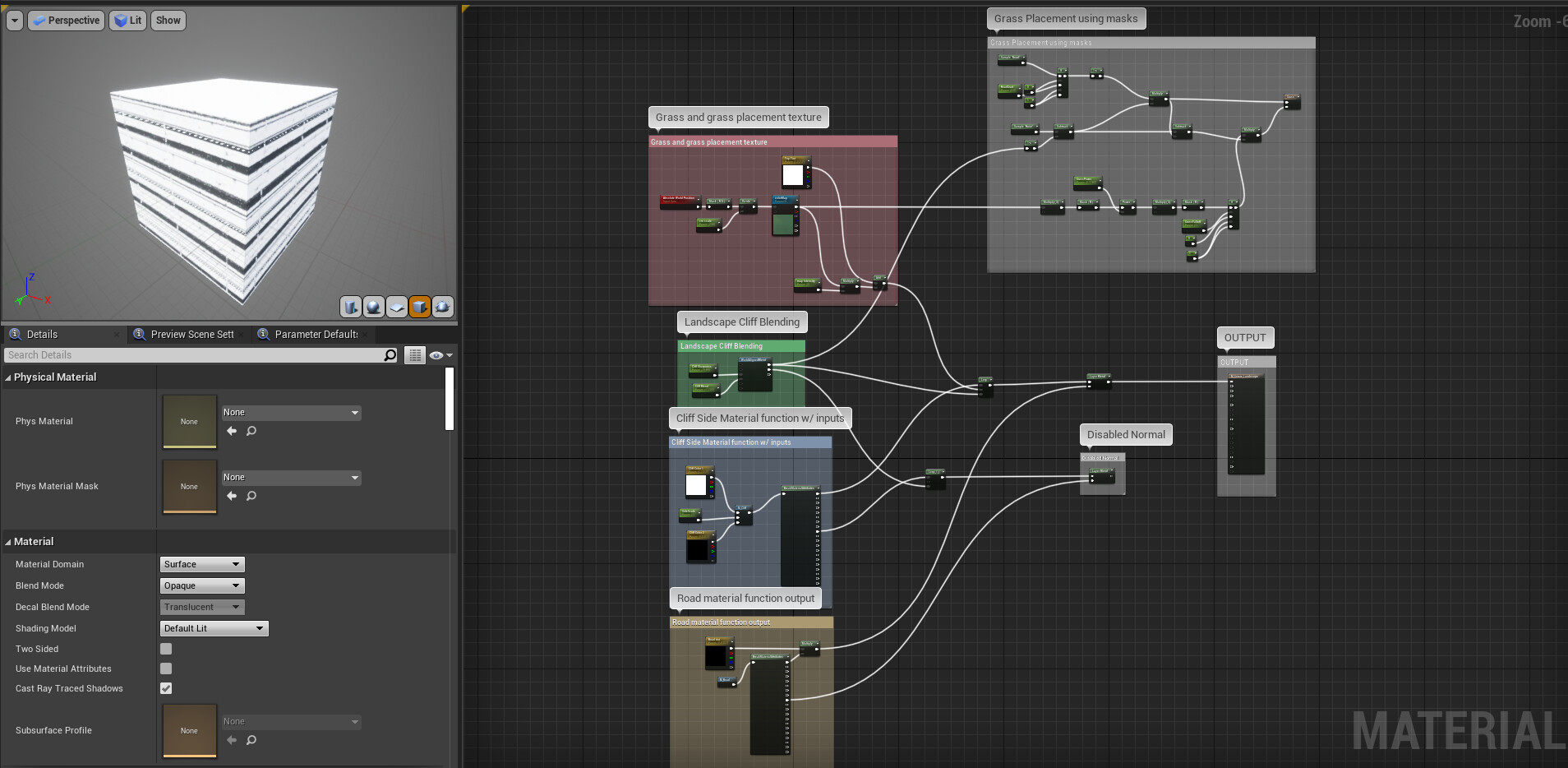 Logan Duffy - Procedural Stylized Landscape + Grass Breakdown