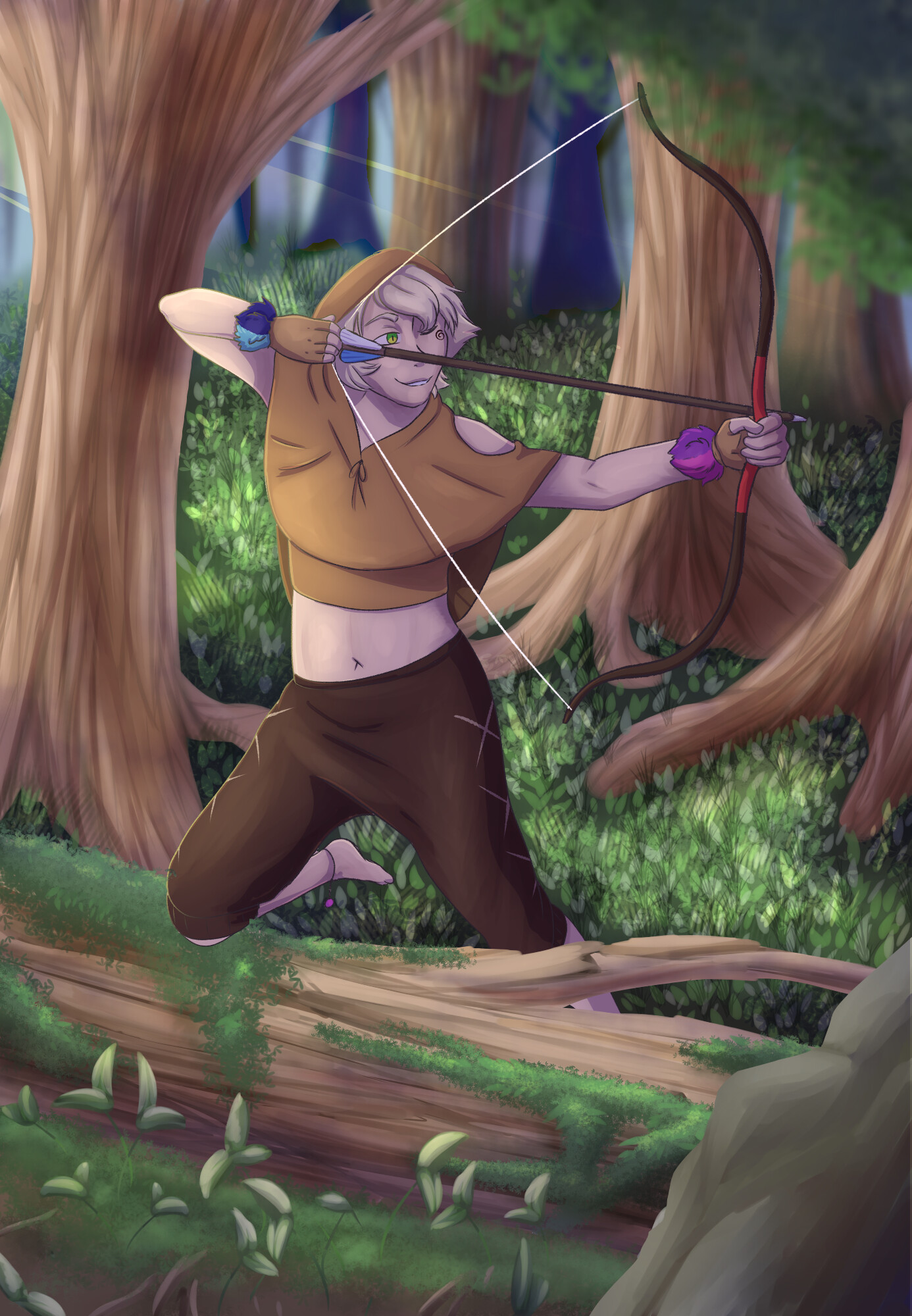 ArtStation - Archer in the Forest